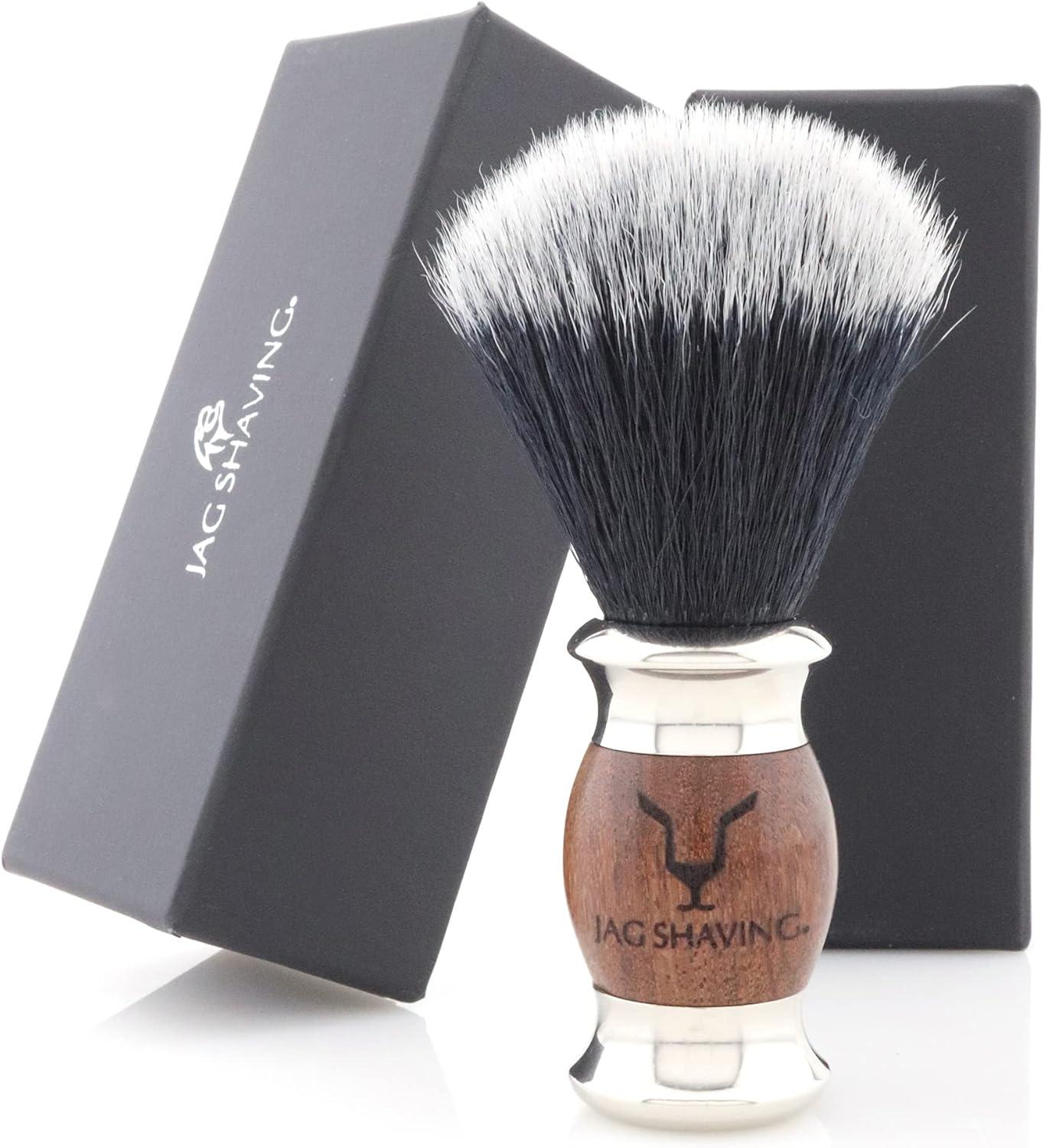 JAG SHAVING LEE Range 5-Part Shaving Set - Black Synthetic Hair Brush ...