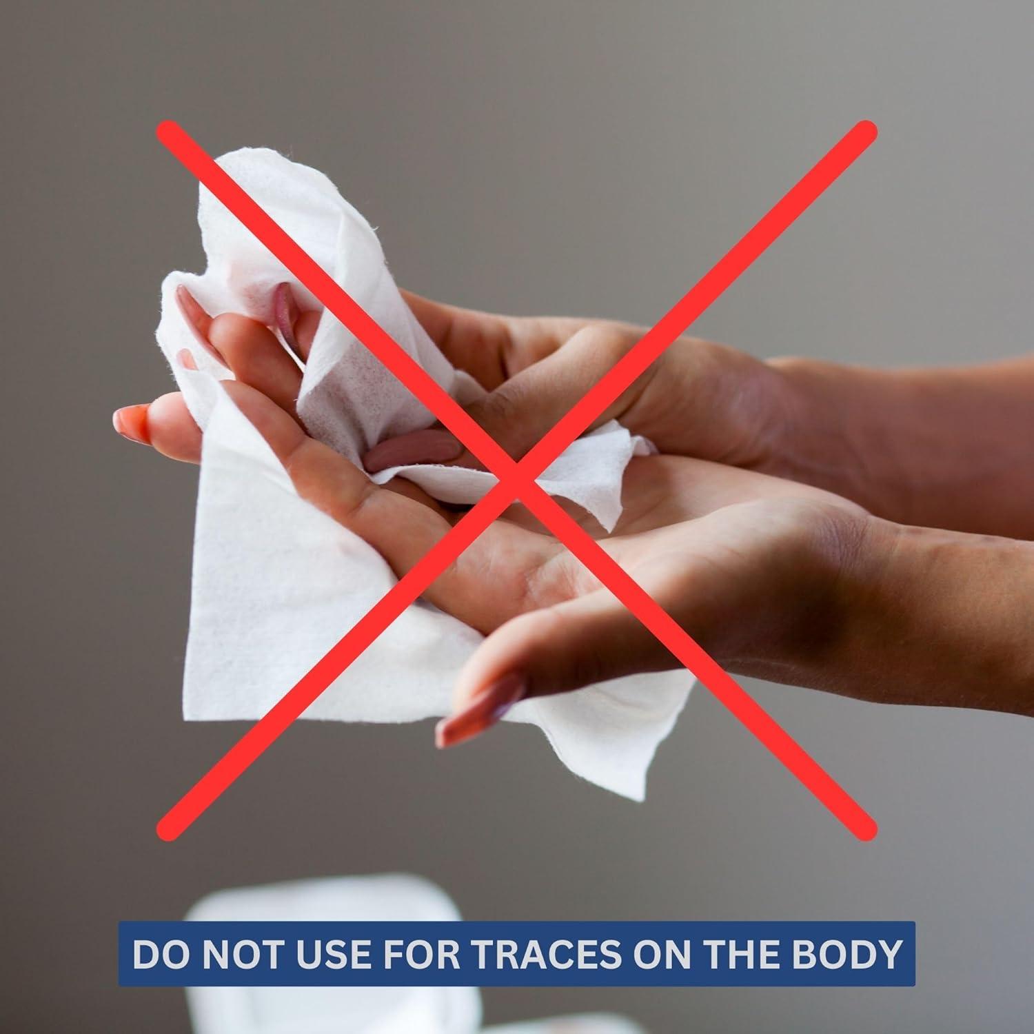 Cocaine Detection Wipes PACK OF 25 Sachets - Detect the presumptive ...