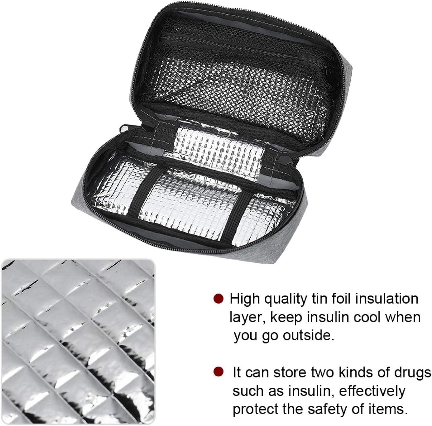 Insulin Cooler Protector Bag - Portable Medicals Cooling Pouch for ...