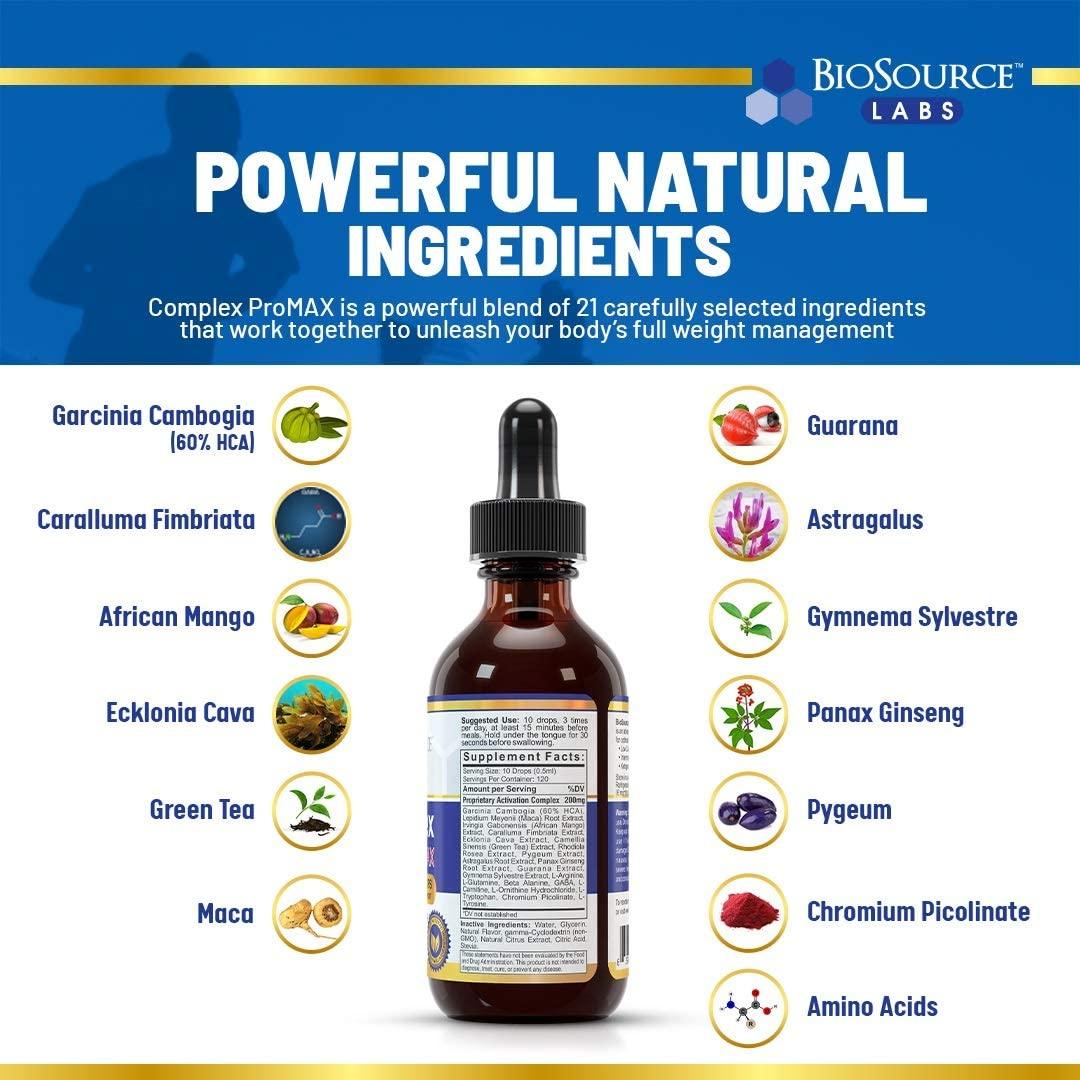 BioSource Labs Complex ProMAX Premium Diet Drops - 2 oz Bottle | Buy ...