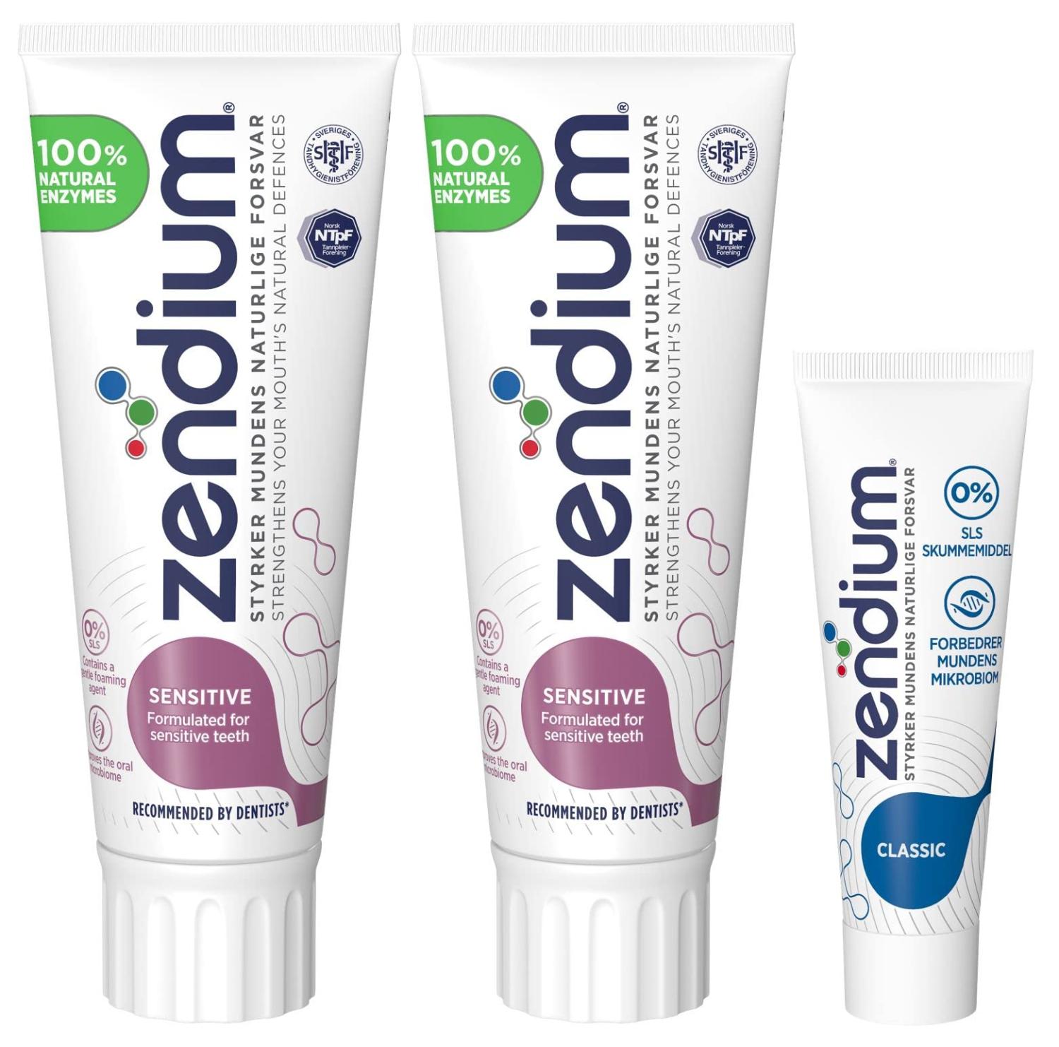 Zendium Toothpaste for Sensitive Teeth Strengthens Natural Defense ...