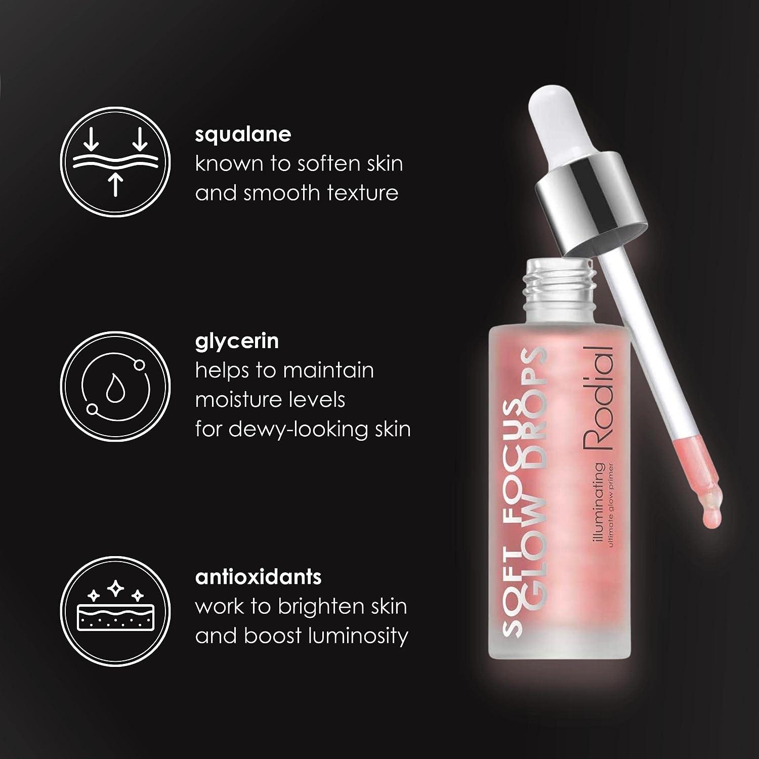 Soft Focus Glow Booster Drops - Illuminating Skin Serum with Glycerin ...