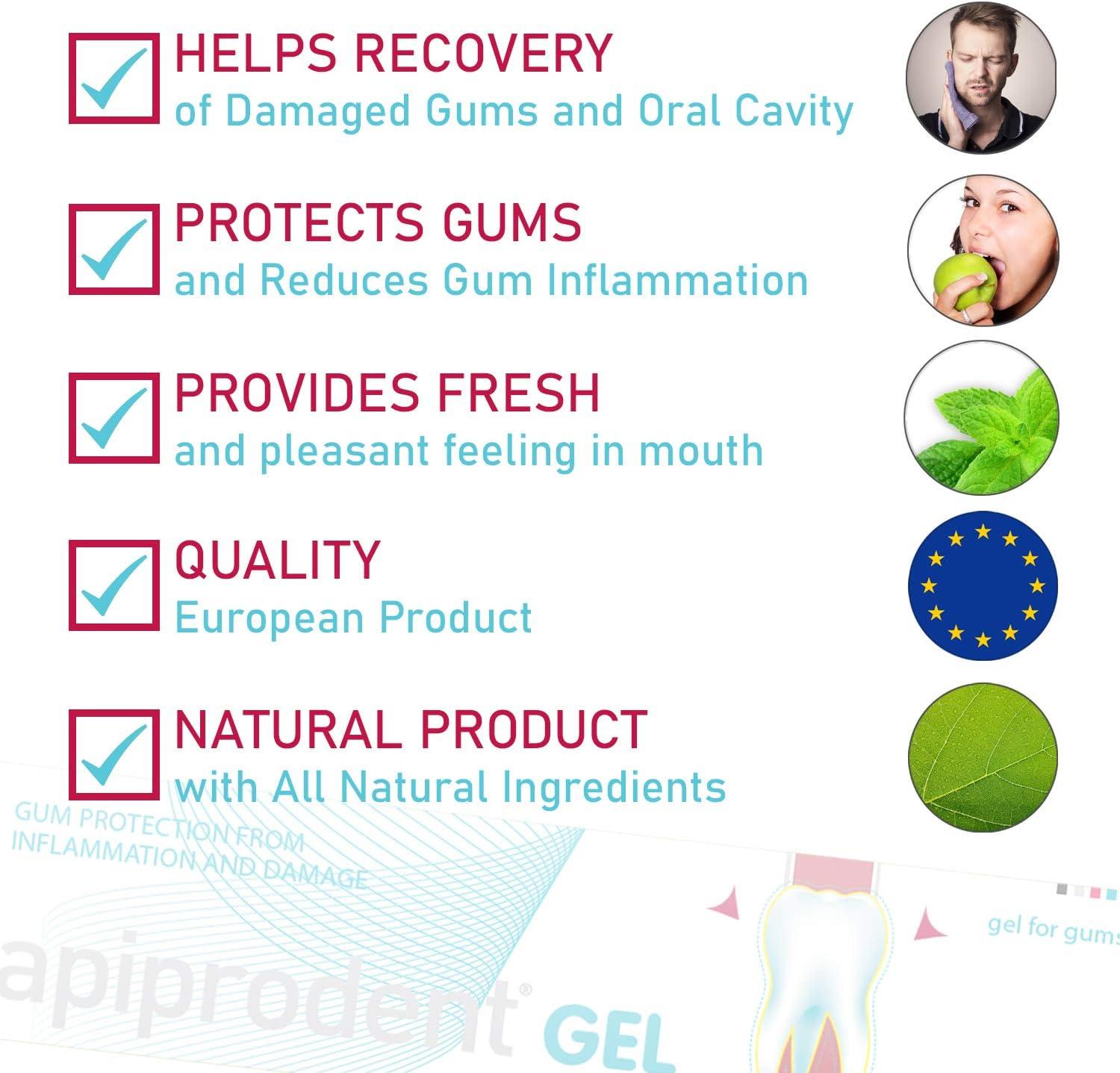 Apiprodent Gel: Extra Strength Oral Treatment for Mouth Ulcers & Sore ...