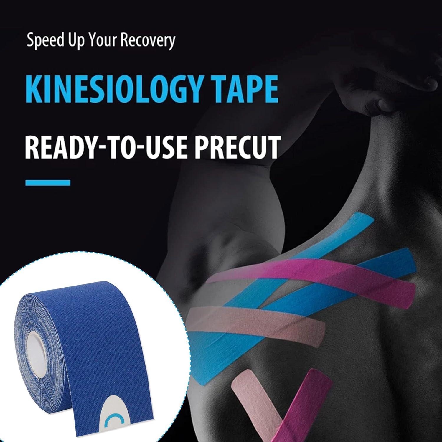 Extra Sticky 5m Kinesiology Tape - Royal Blue | Waterproof & Breathable ...