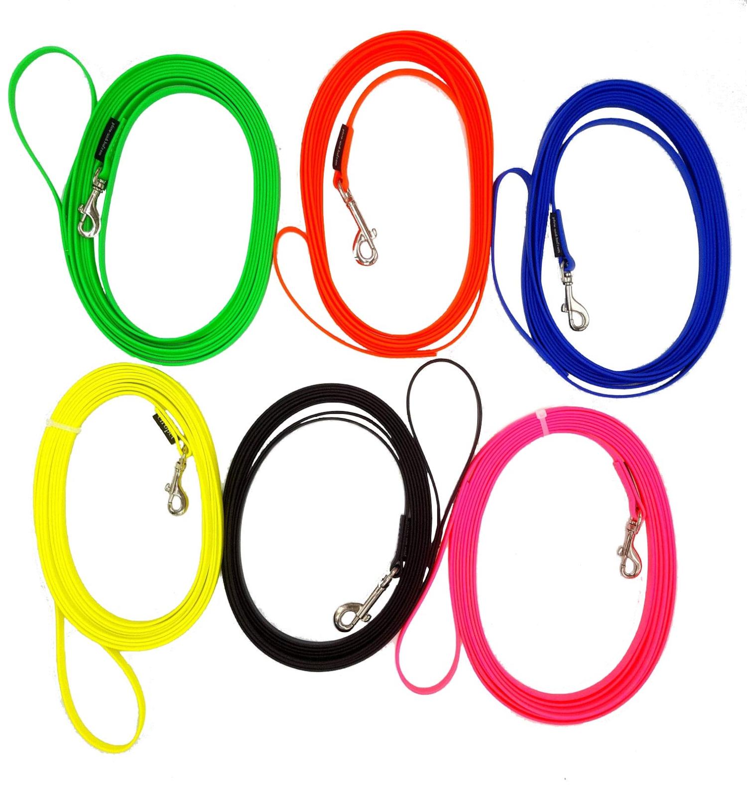 Elropet Biothane Dog Leash 8m Training Line with Hand Loop Royal Blue ...