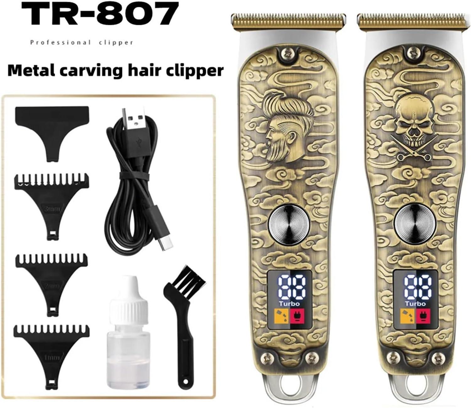 Buy Professional Barber Scissors & Skeleton Hair Clippers - Engraved ...