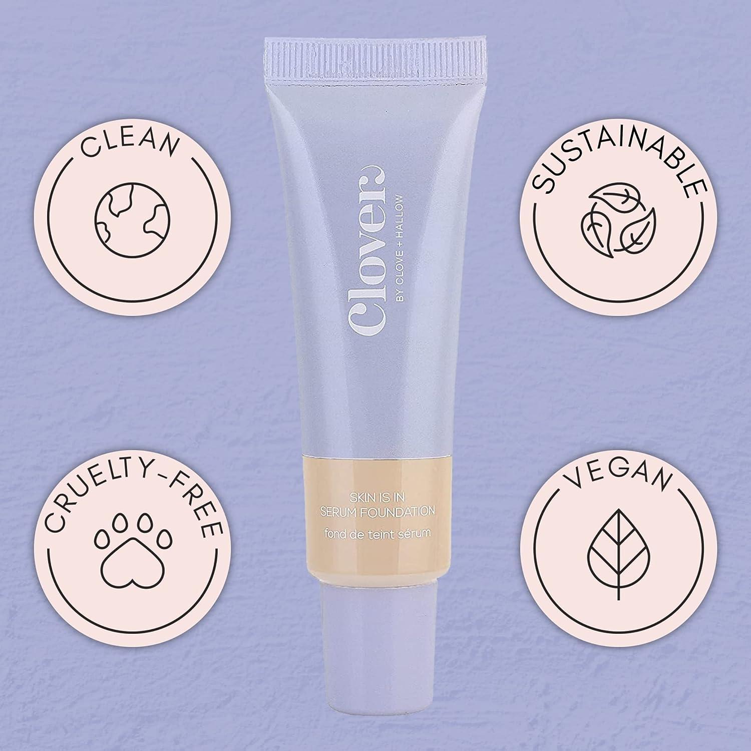 Clover Skin Is In Serum Foundation: Cruelty-Free & Vegan Face Makeup ...