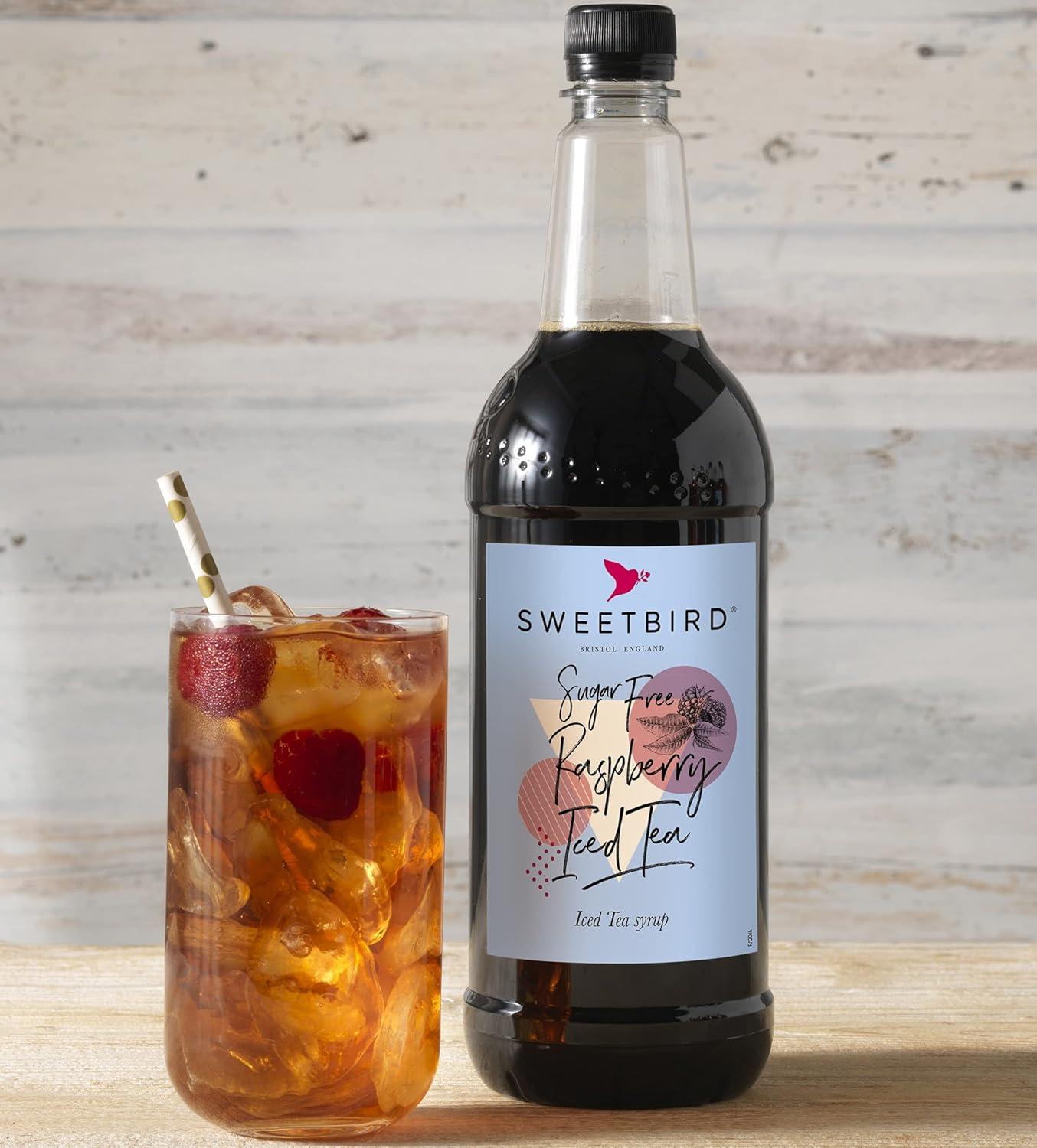 Sugar Free Raspberry Iced Tea Syrup (1L) by Sweetbird - Vegan Friendly ...
