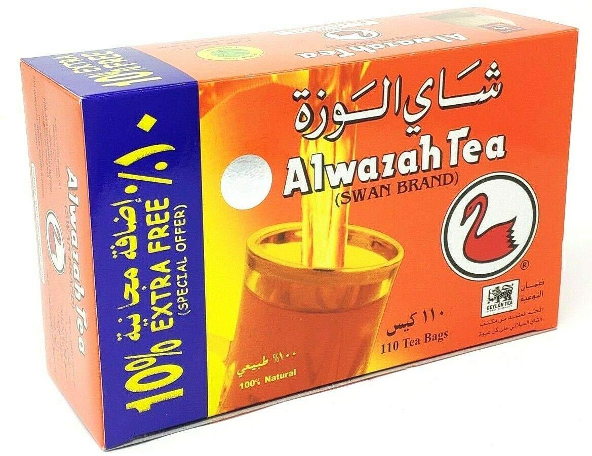 ALwazah Tea - 100% Pure Ceylon Black Tea - New Blend (110 Black Tea ...