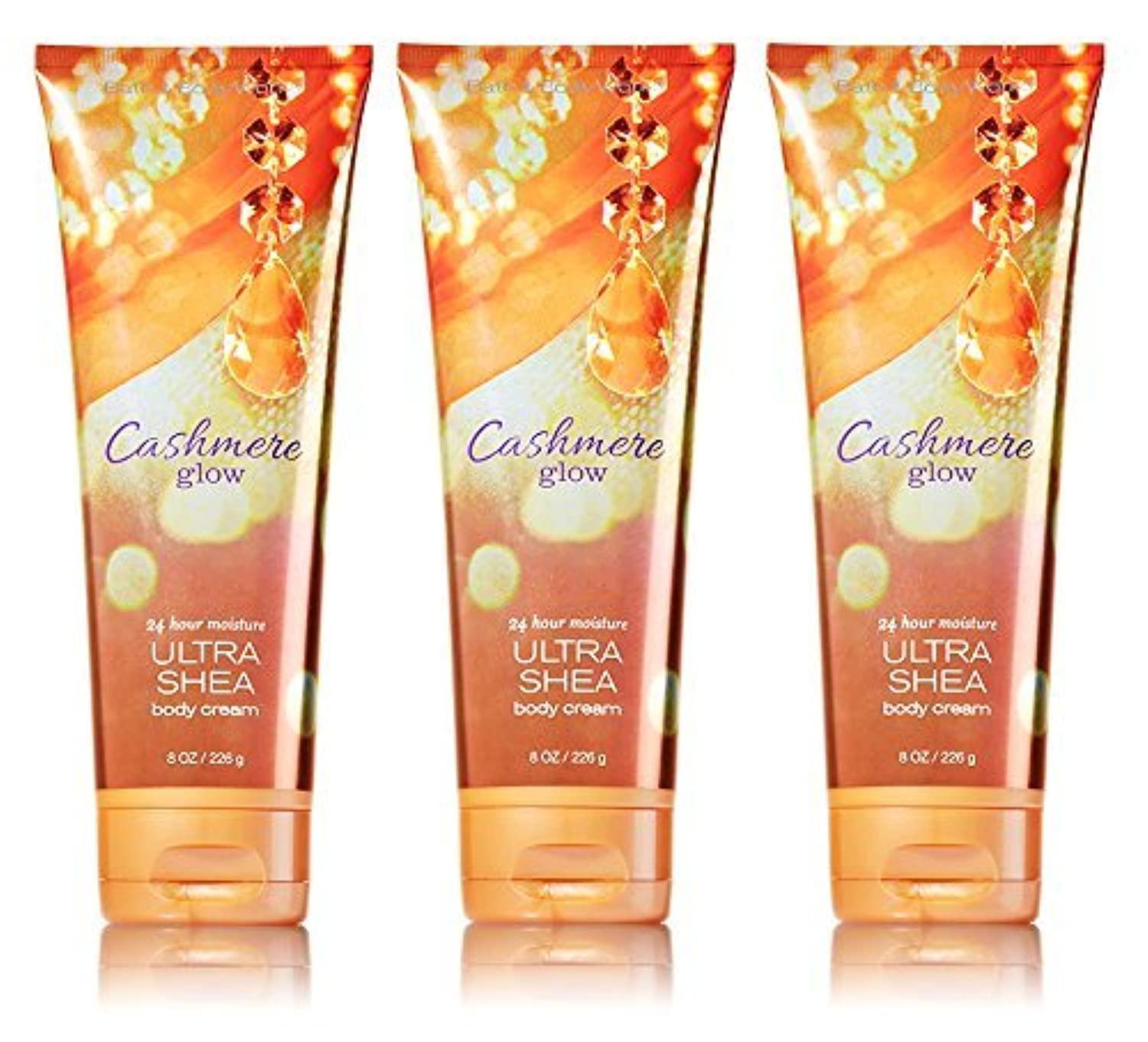 Bath & Body Works Cashmere Glow 8.0 oz Ultra Shea Body Cream Lot of 3 ...