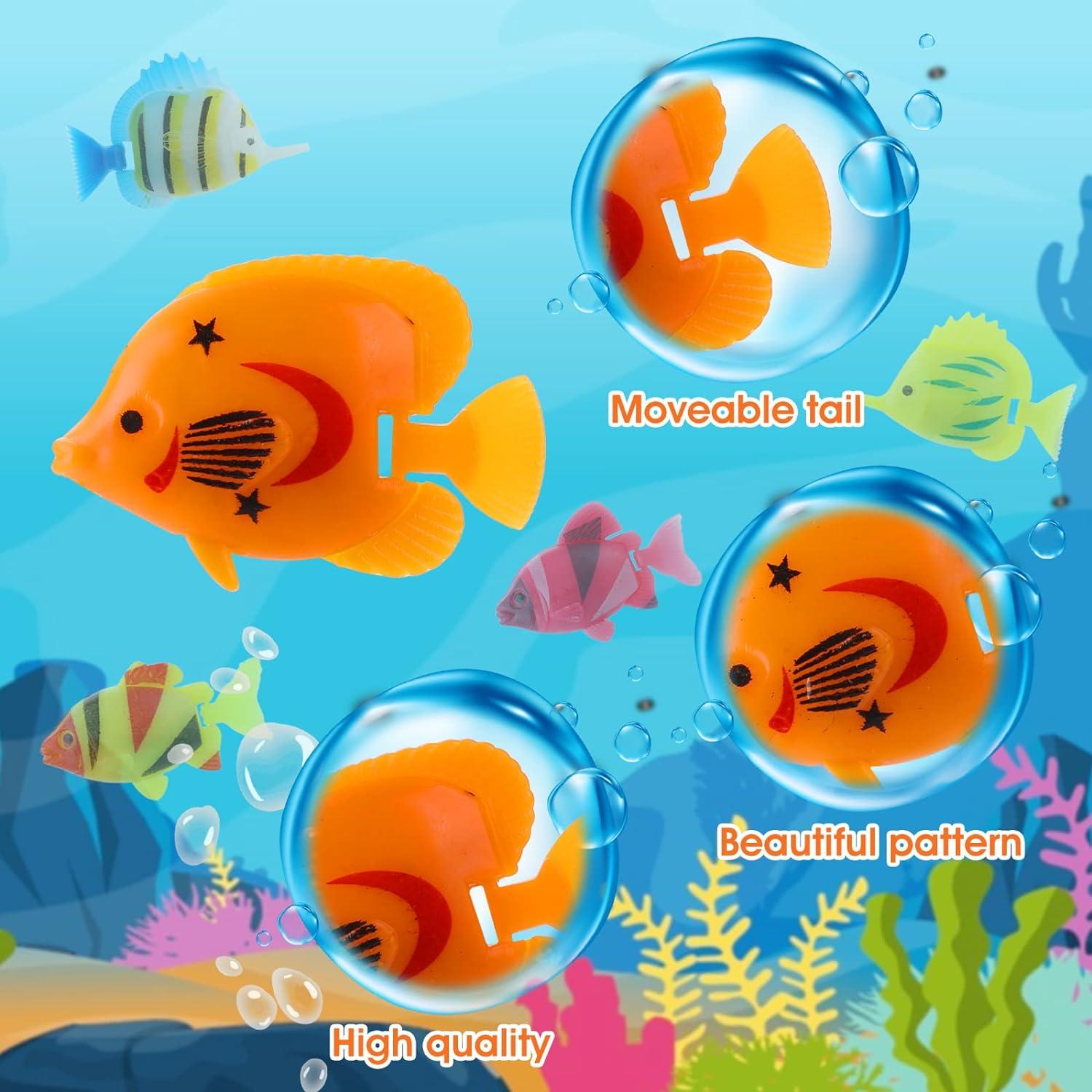 Shop Cobee 20-Piece Artificial Floating Fish for Aquarium | Realistic ...