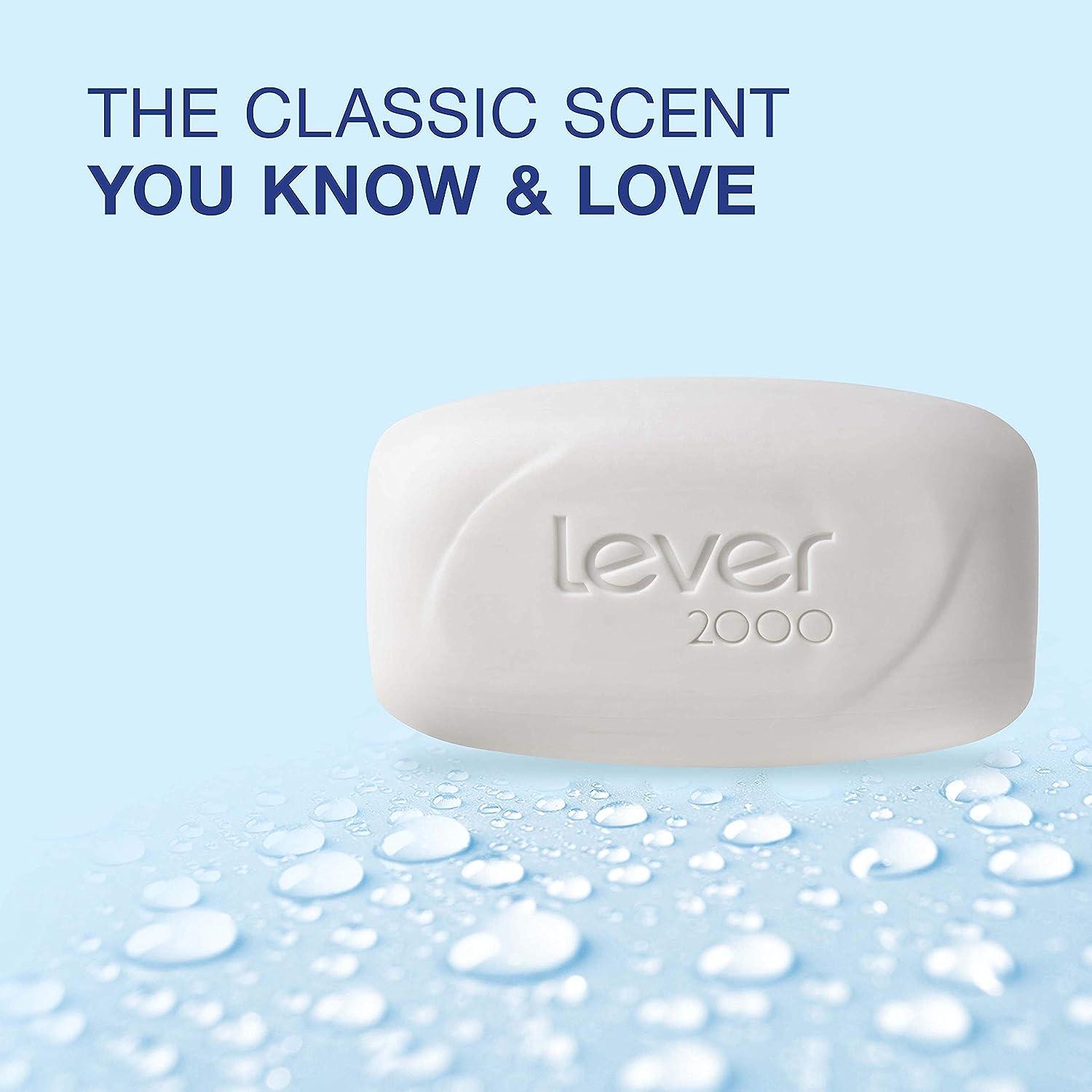 Lever 2000 Bar Soap 4 oz 8 Bars - Refreshing Body & Facial Cleanser ...