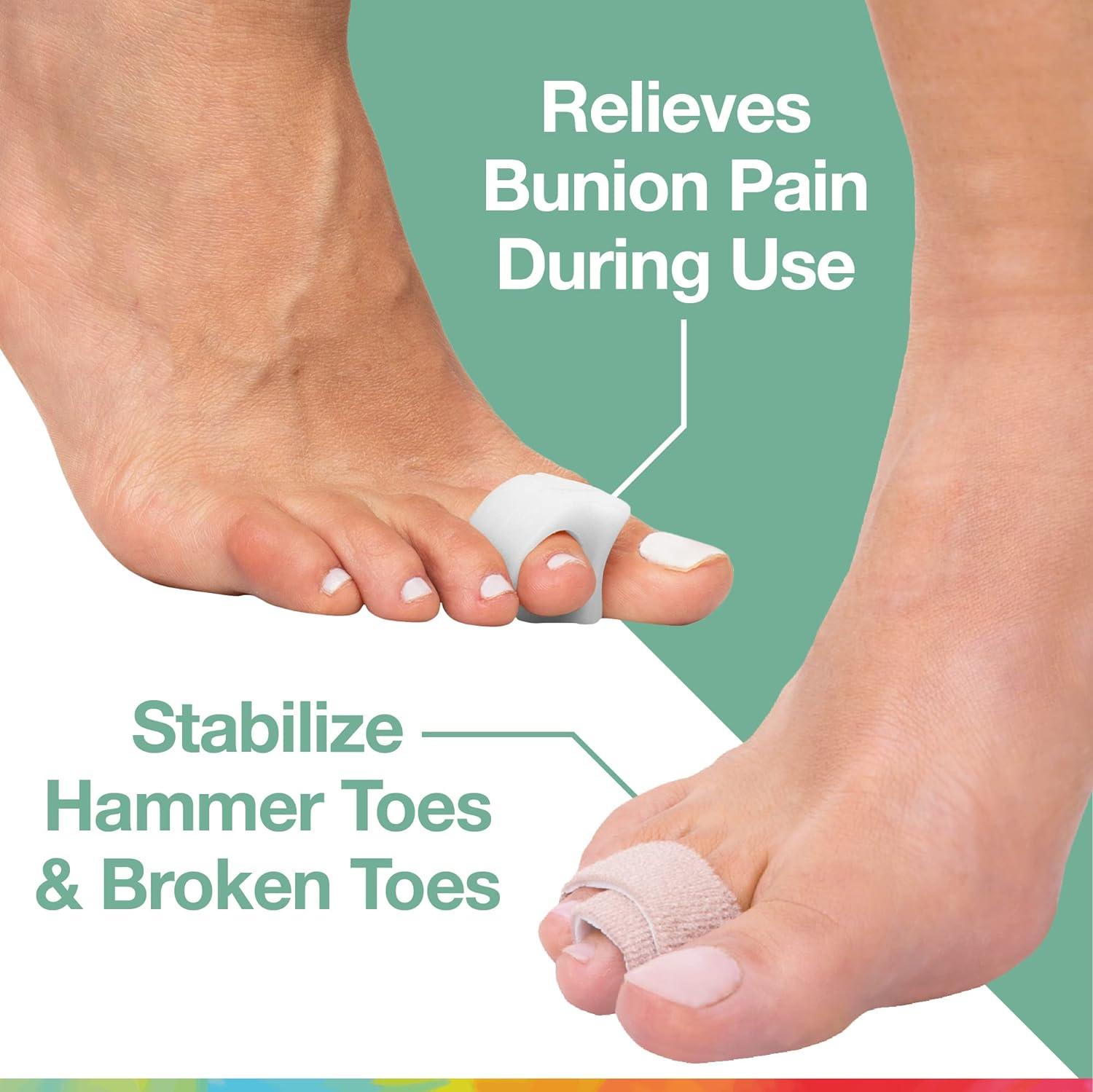ZenToes Bunion Correctors & Hammertoe Straighteners - Foot Pain Relief ...