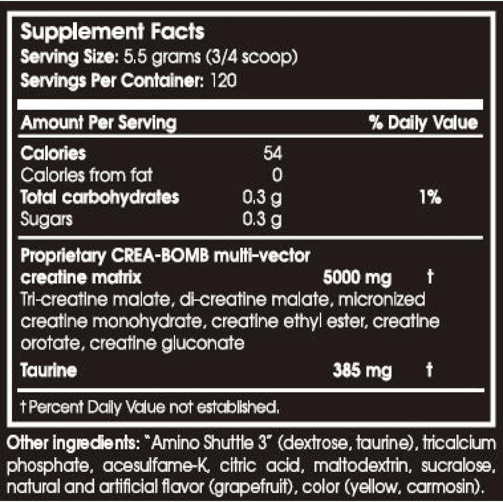 Scitec Nutrition Creatine 660G - 6 Types Taurine Magnesium & Niacin - 110 Servings - Passion ...