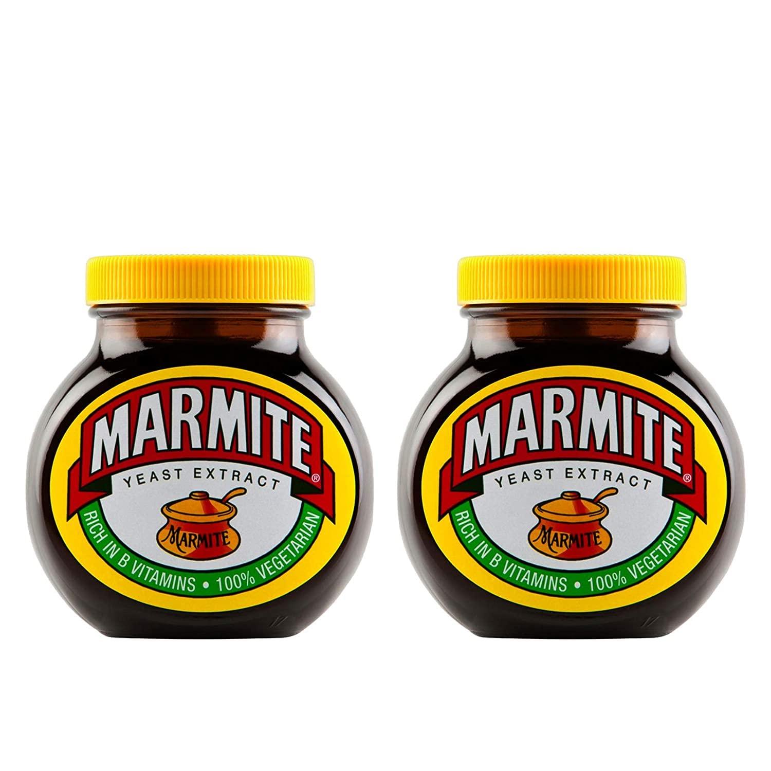 Marmite Yeast Extract 250g (8.8oz) 2-Pack - Rich & Savory Spread