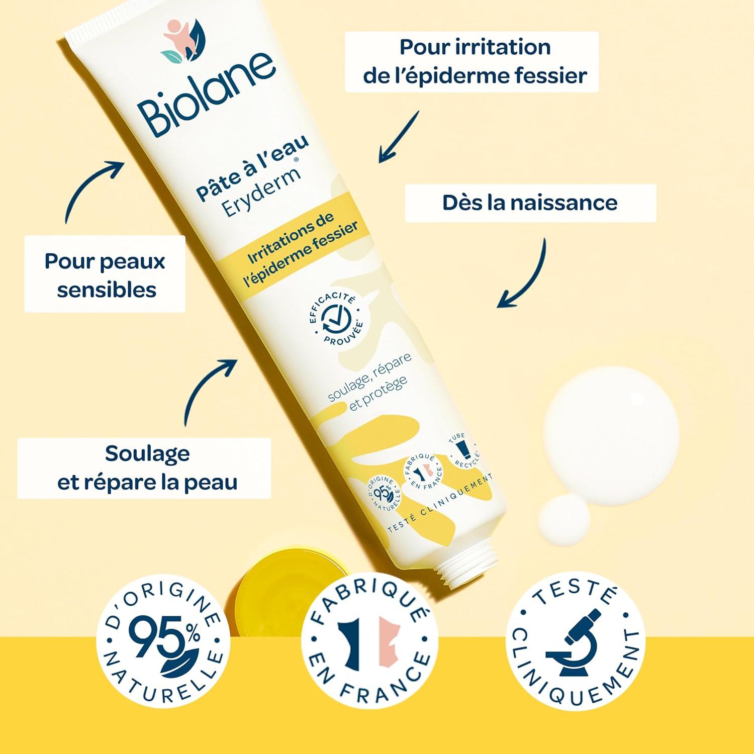 Biolane Eryderm Water Paste for Babies - 75ml Relief & Repair for ...