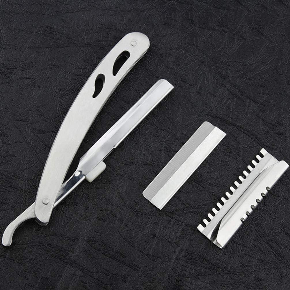 Lurrose Vintage Hairdresser Straight Razor - Interchangeable Blade ...