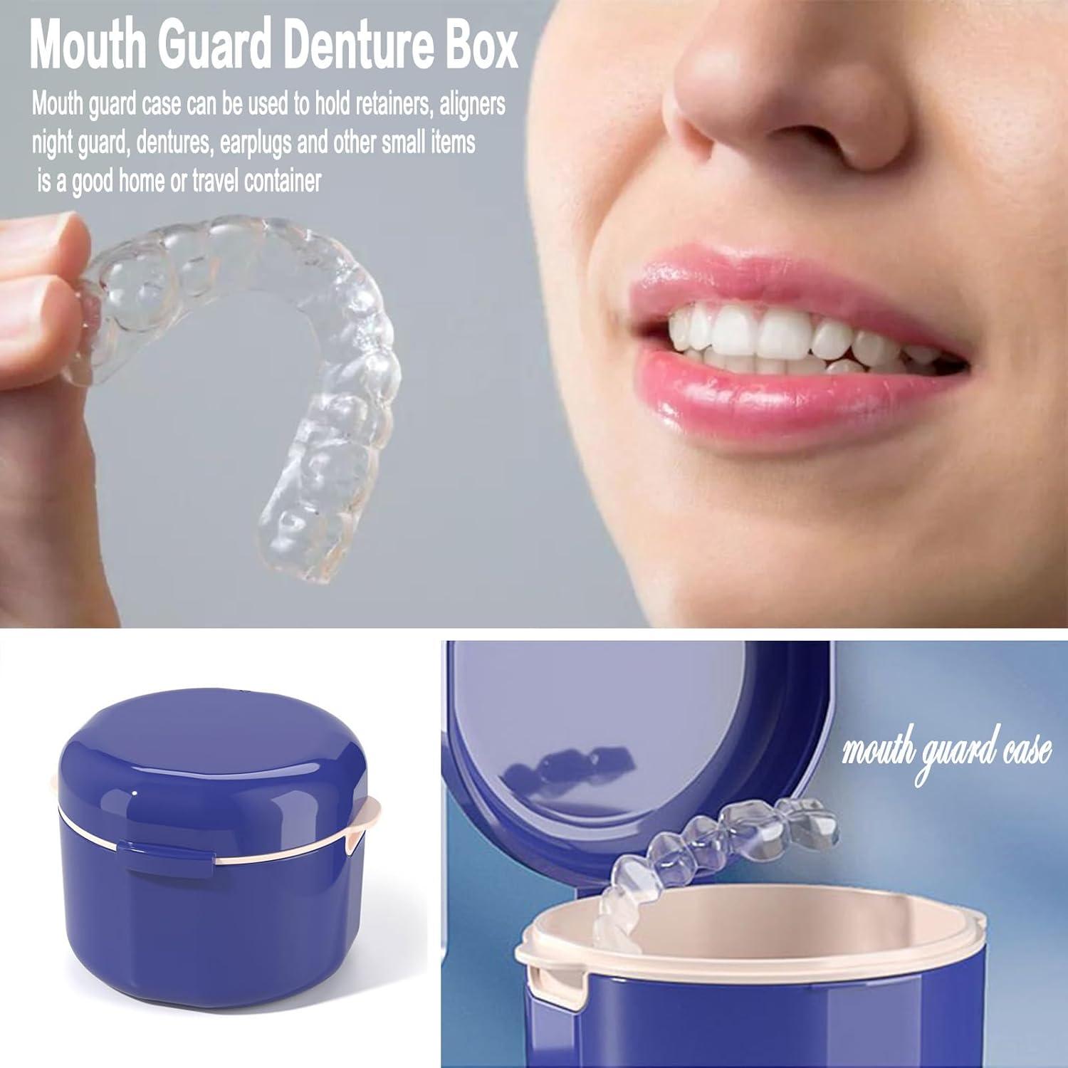 Buy Blue Denture Container & Braces Box | Tooth Rescue Box | Retainer ...