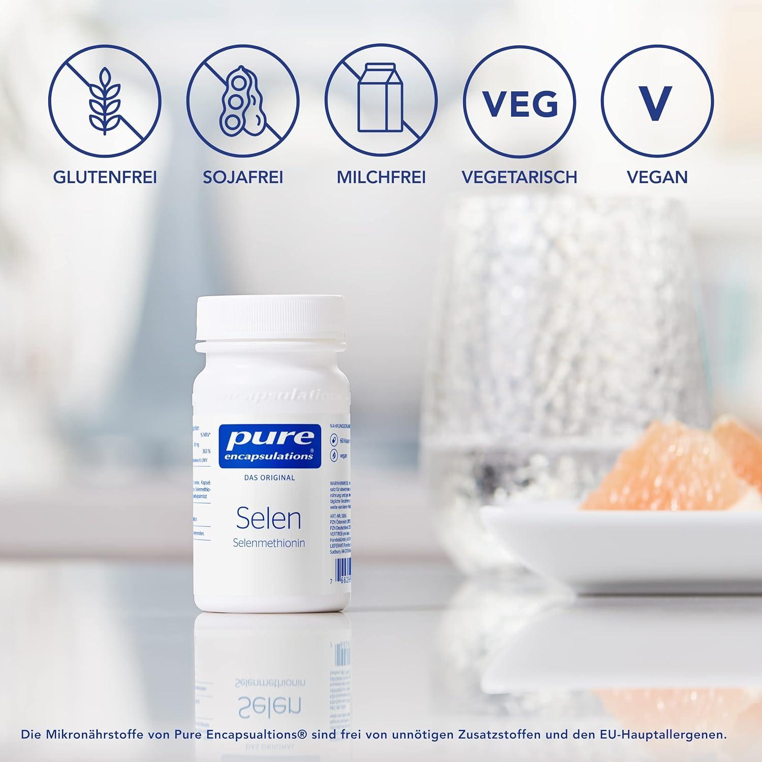 Buy Pure Encapsulations Selen - Organic Selenium Methionine for Thyroid ...