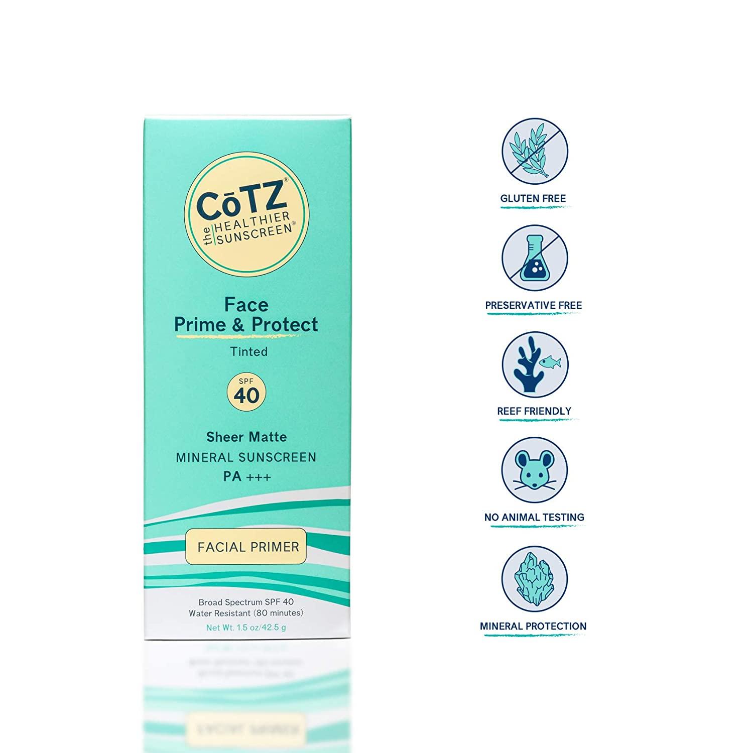 Cotz Face SPF 40 - 1.5 oz | Broad Spectrum Sunscreen | Buy Now with ...
