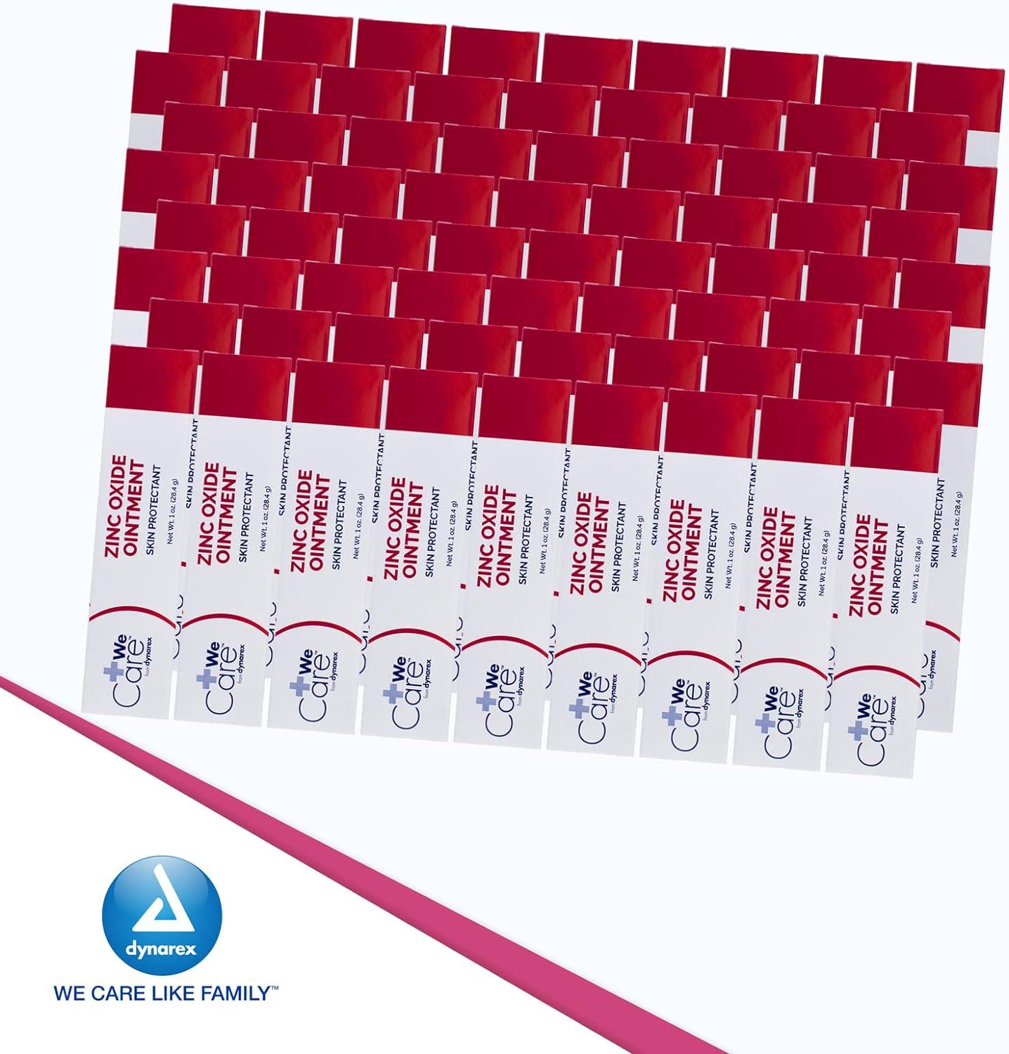 Dynarex Zinc Oxide Ointment 72-Pack 1 oz. Tubes - Skin Barrier Diaper ...