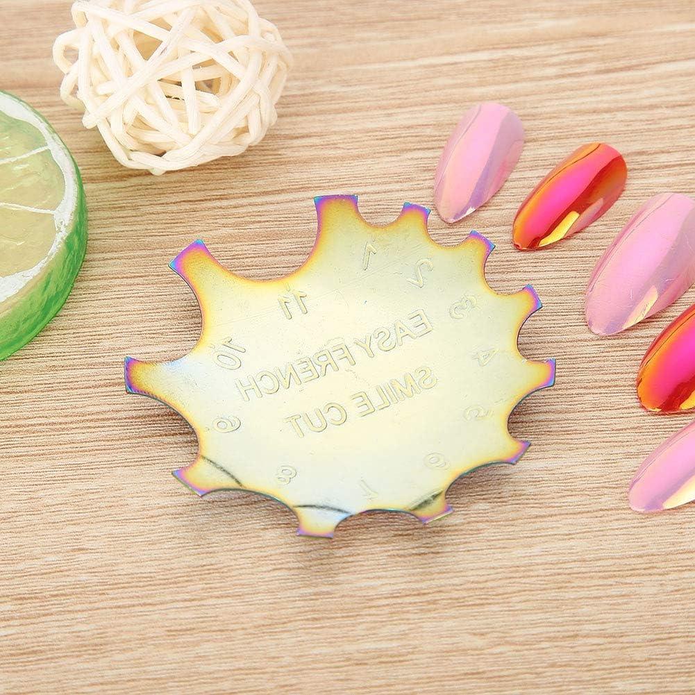 French Nails Template | Stainless Steel Smile Line Cutter | Nail Art ...