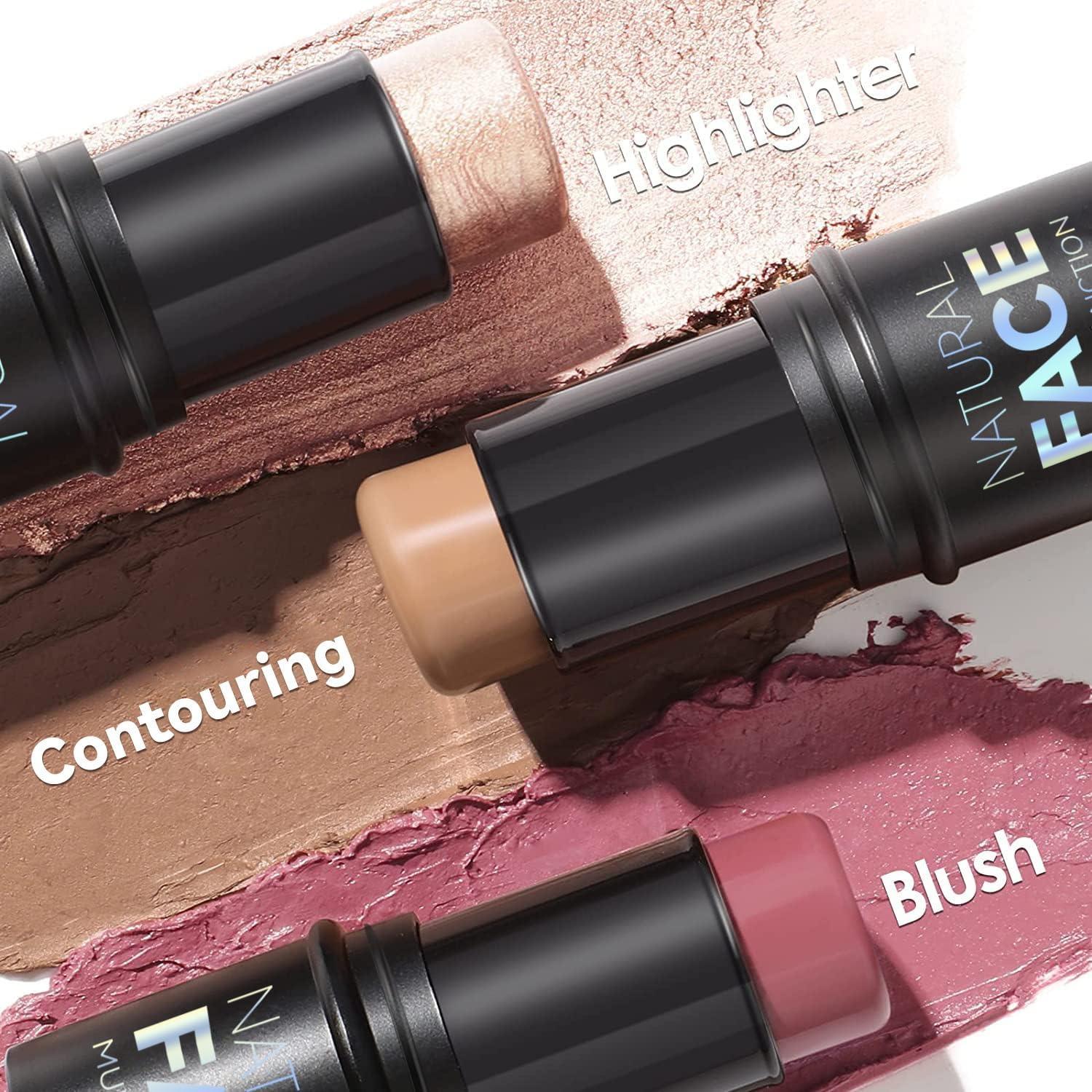 Contouring Stick in Highlighter Bronzer and Blusher a non-greasy and ...