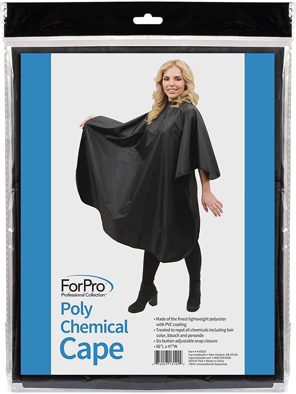 ForPro Poly Chemical Cape - Professional Hair Salon Styling Cape ...