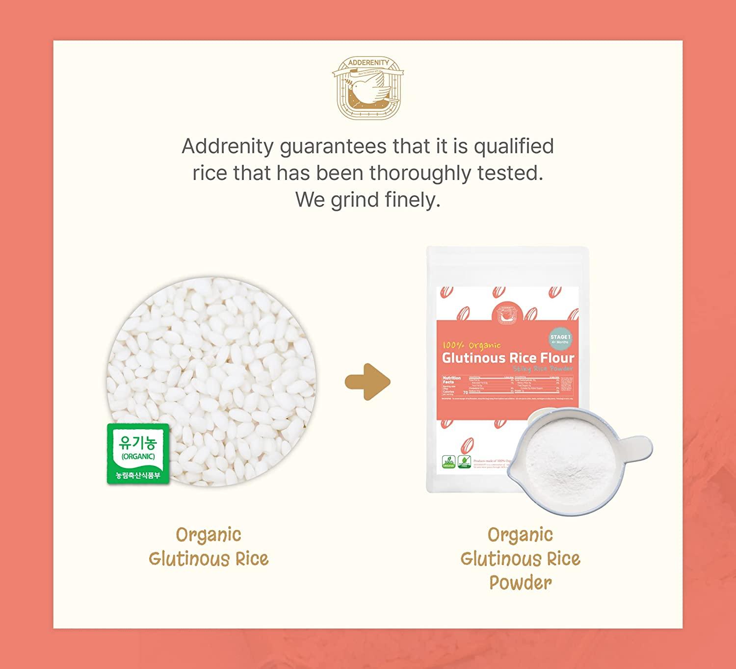 Organic Glutinous Rice Powder 8oz - Suitable for 4+ Months | 100% ...