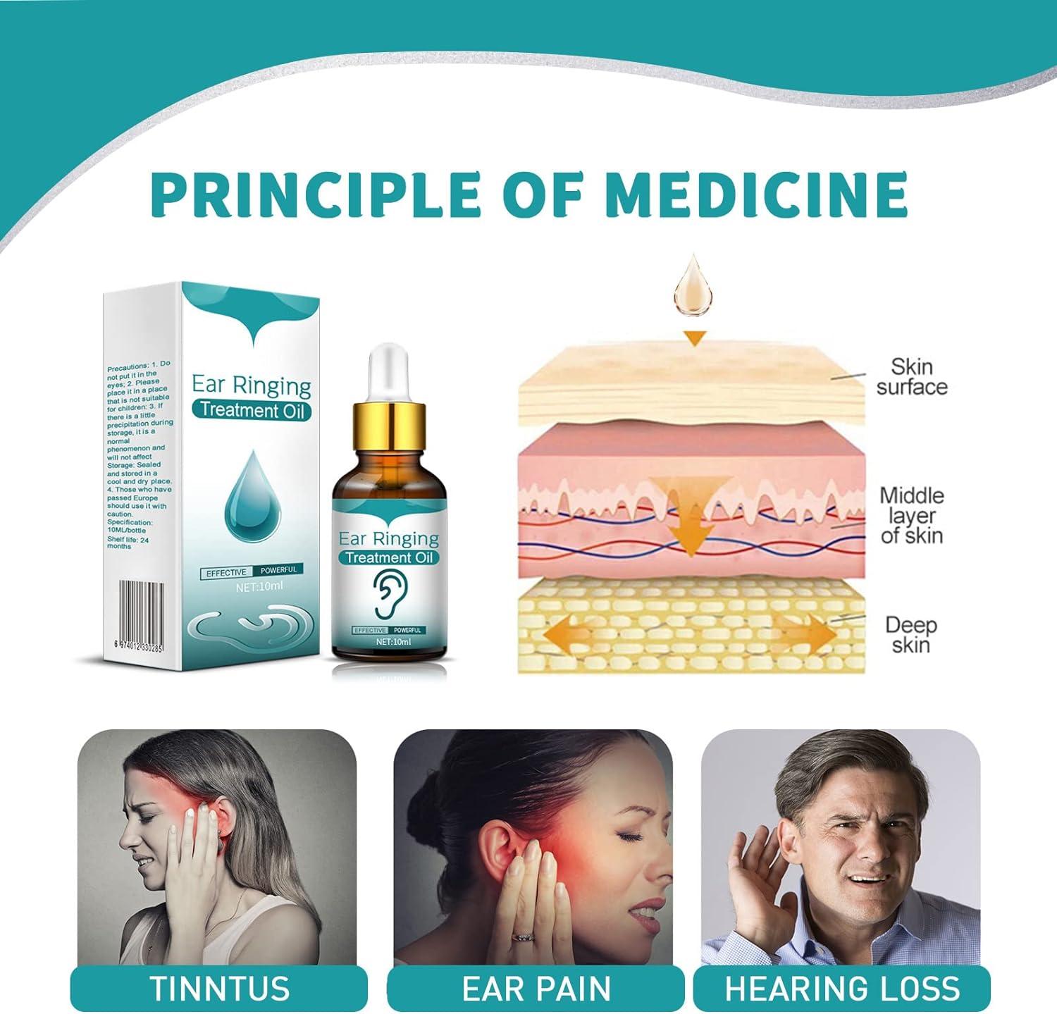 Knhorfad Japanese Ear Ringing Treatment Oil 10ml - Tinnitus Relief ...