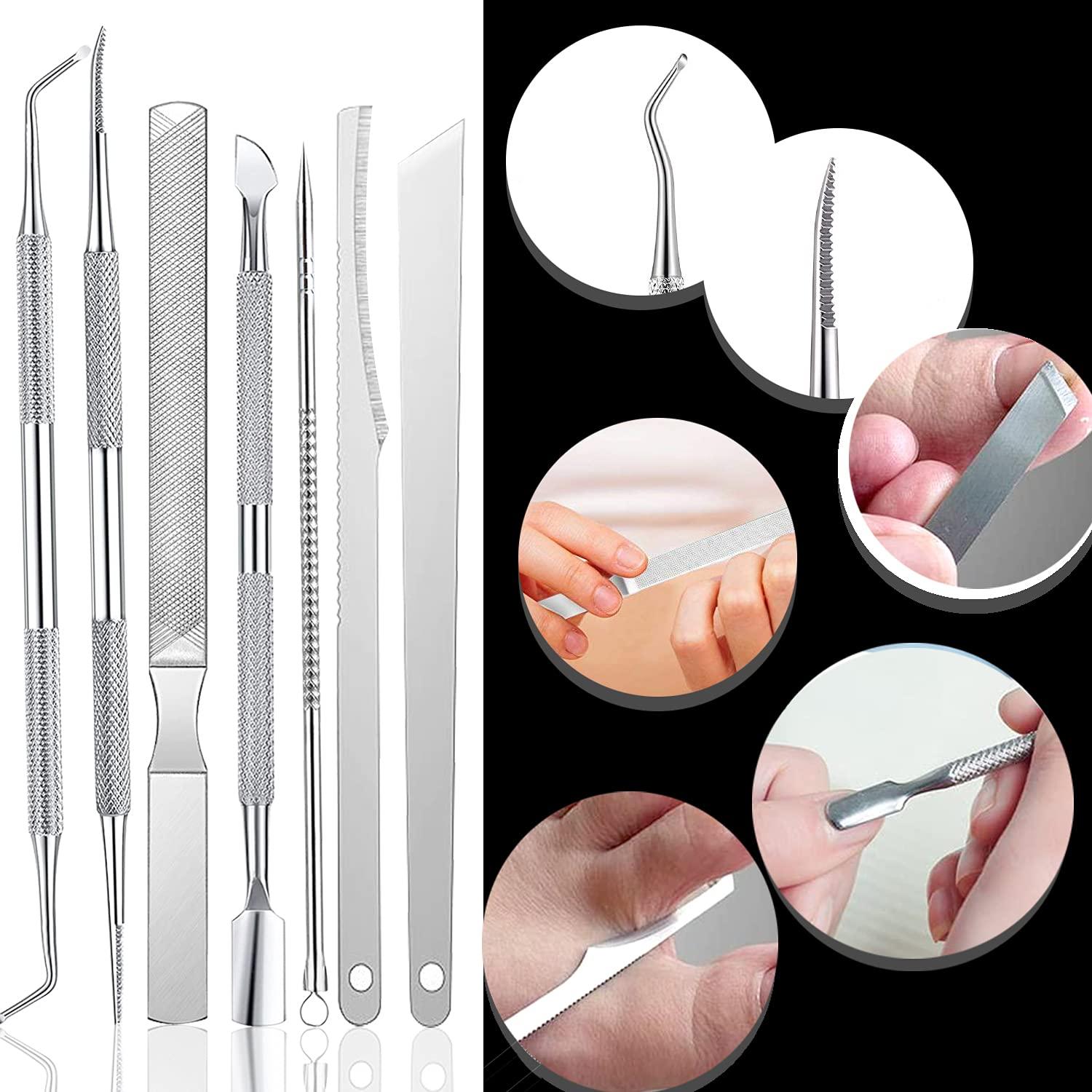 Ingrown Toenail Tool Kit (10PCS) - Premium Foot Treatment for Thick ...