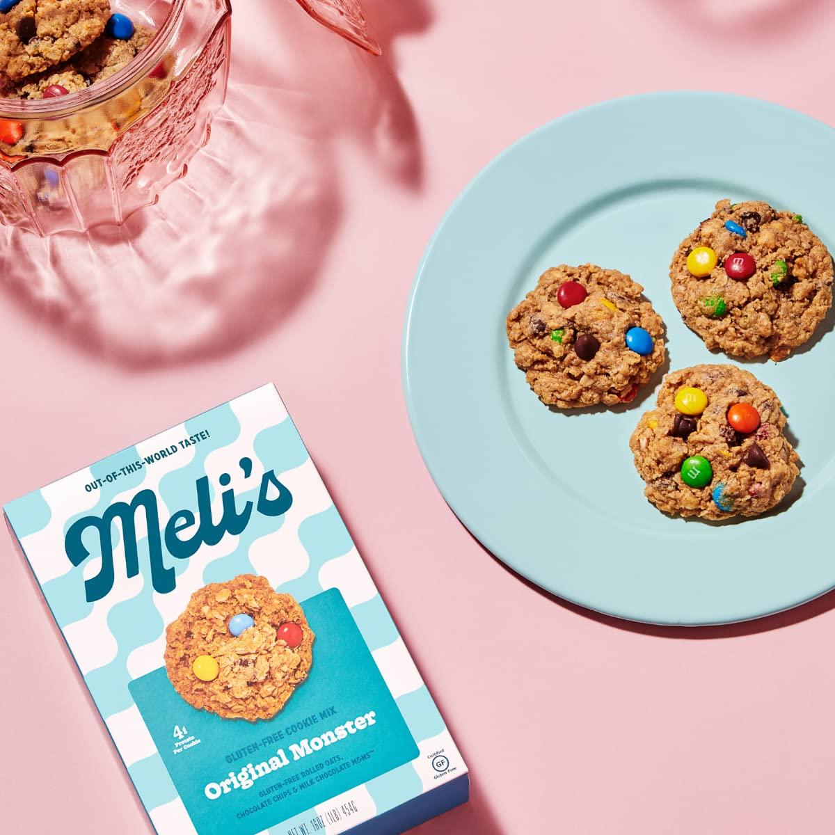 Melis Gluten-Free Original Monster Cookie Mix - 16 oz Boxes (Pack of 3 ...