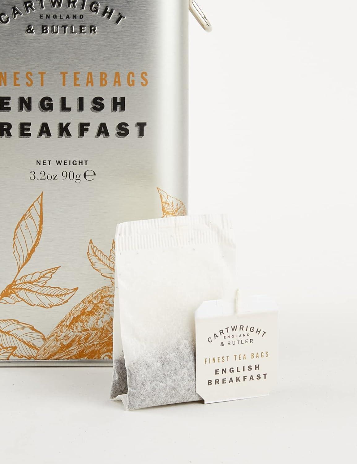 Cartwright & Butler English Breakfast Tea Caddy 90g - Premium Quality ...