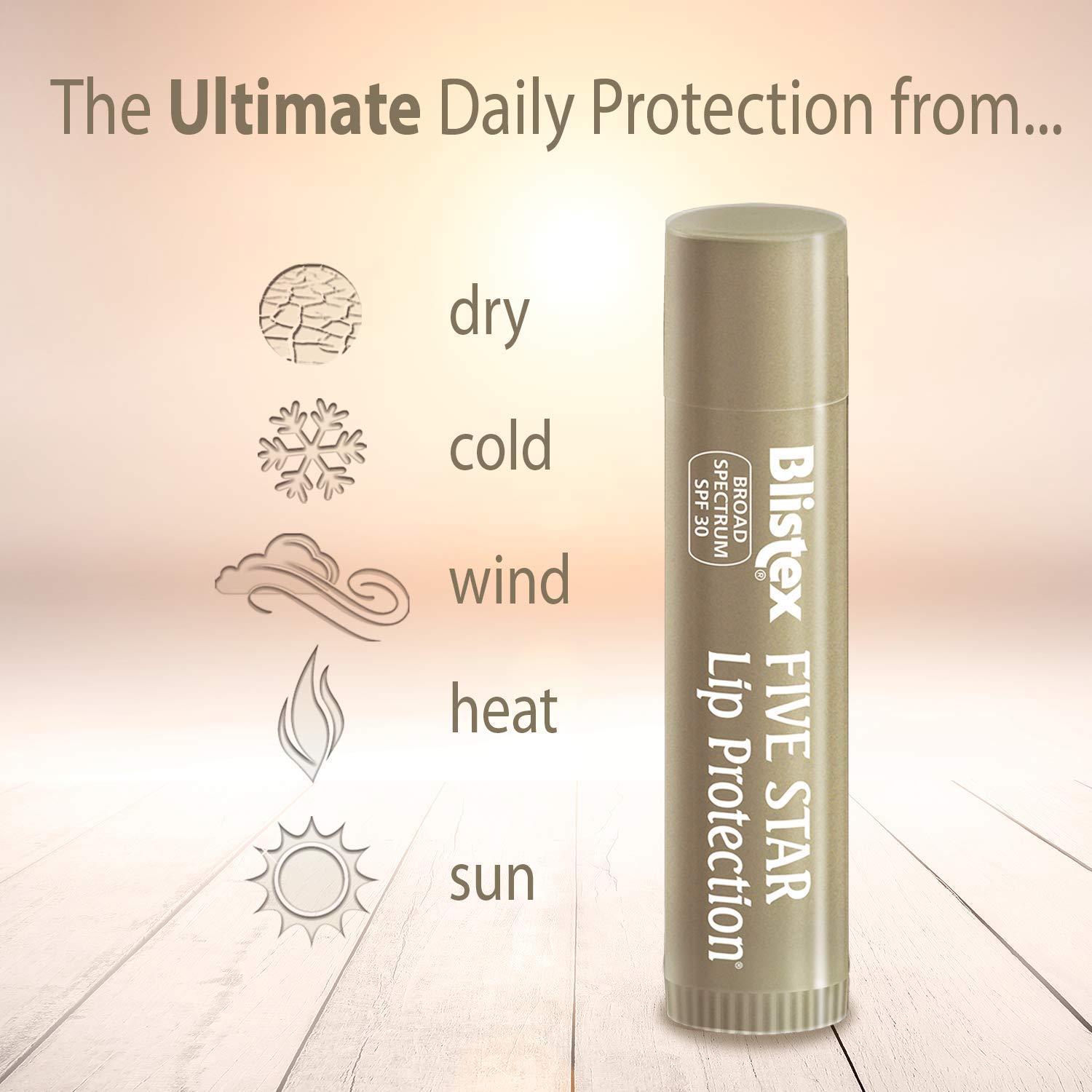 Blistex Five Star Lip Protection SPF 30 - 24 ct | Lip Protectant ...