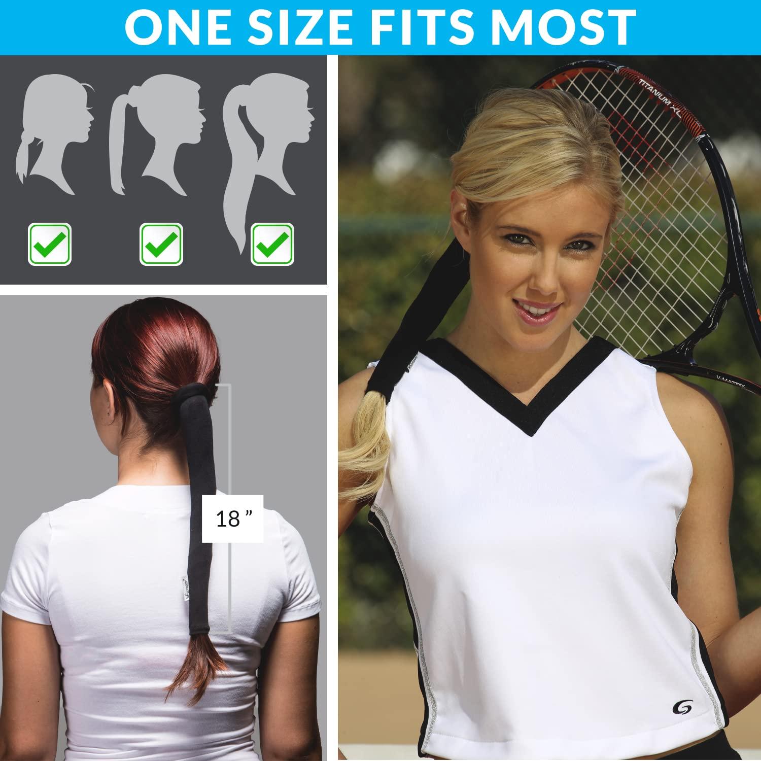 Wrapter Sports & Motorcycle Ponytail Wrap - Black | Buy Now with ...