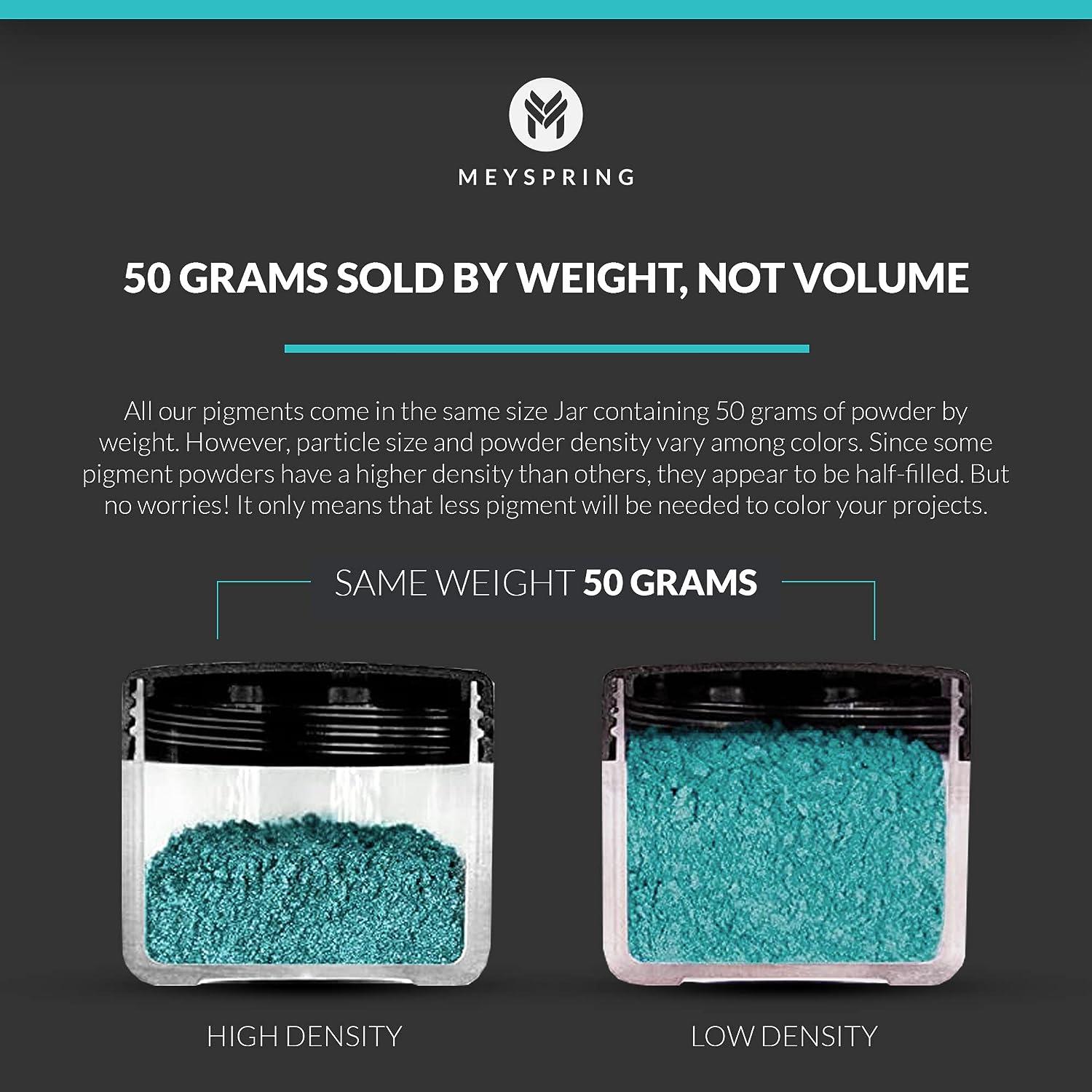 MEYSPRING Mermaid Dust Mica Powder for Epoxy Resin - 50g | Resin Art ...