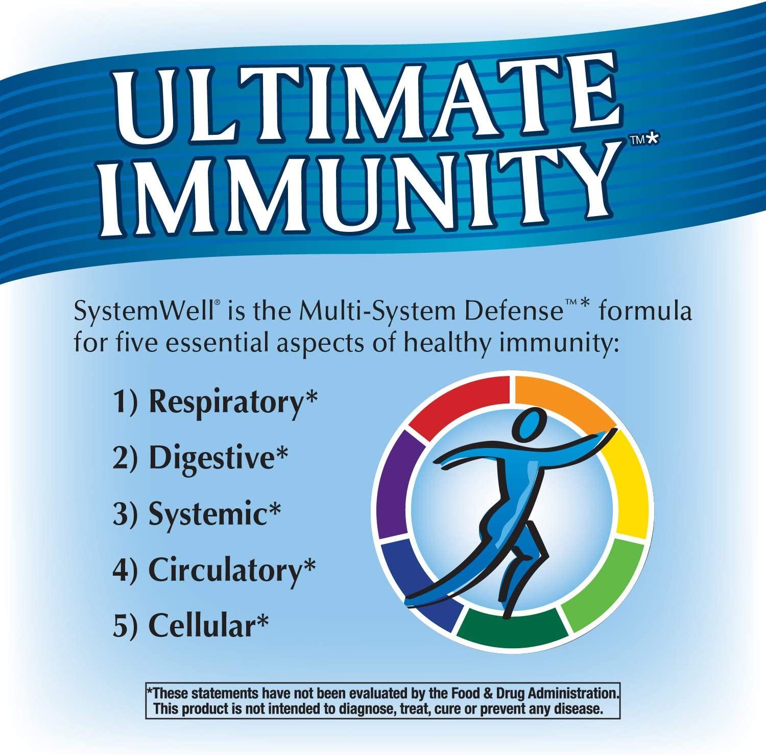 Nature's Way SystemWell Immune System Support - 90 Tablets for Optimal ...