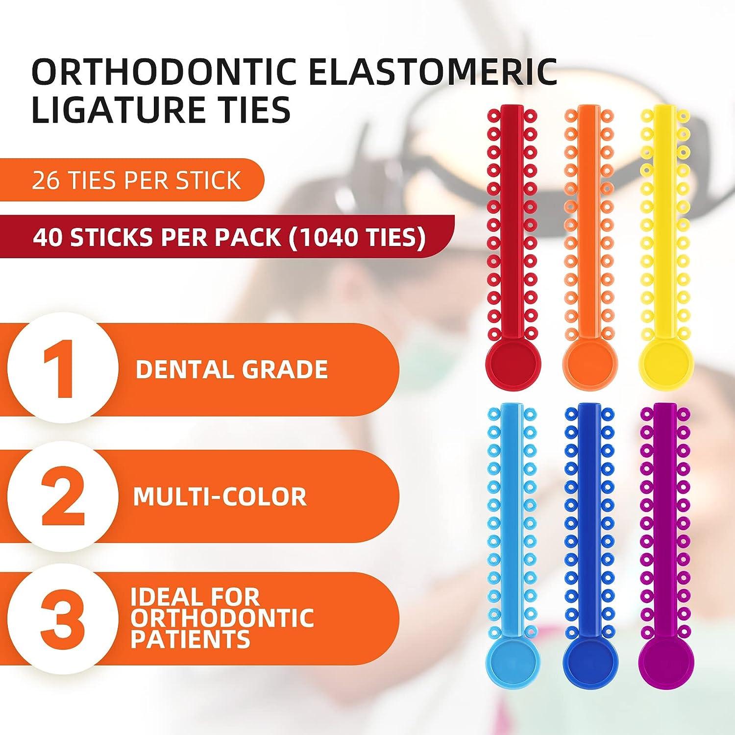 Orthodontic Ligature Ties Braces Color Bands 1040 PCS | Annhua Dental ...