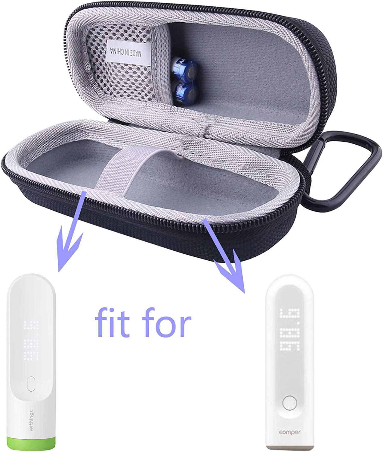 WERJIA Hard Carrying Case for Withings Thermo Smart Temporal Thermometer - Protective Case for ...
