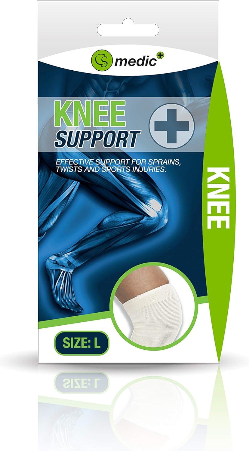 CS Medic Elastic Knee Compression Support Bandage for Sprain Injuries ...