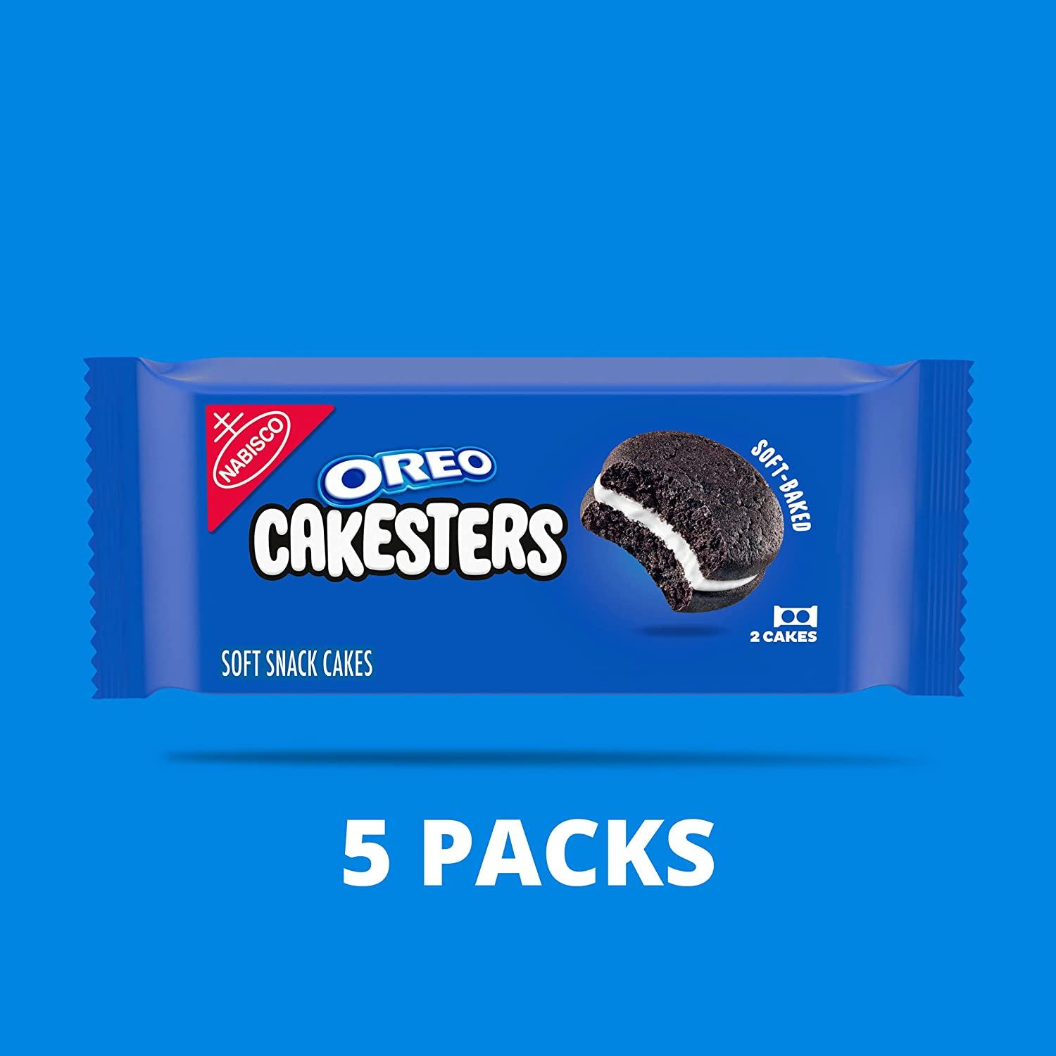 Oreo Cakesters Soft Snack Cakes 5 202 Oz Snack Packs