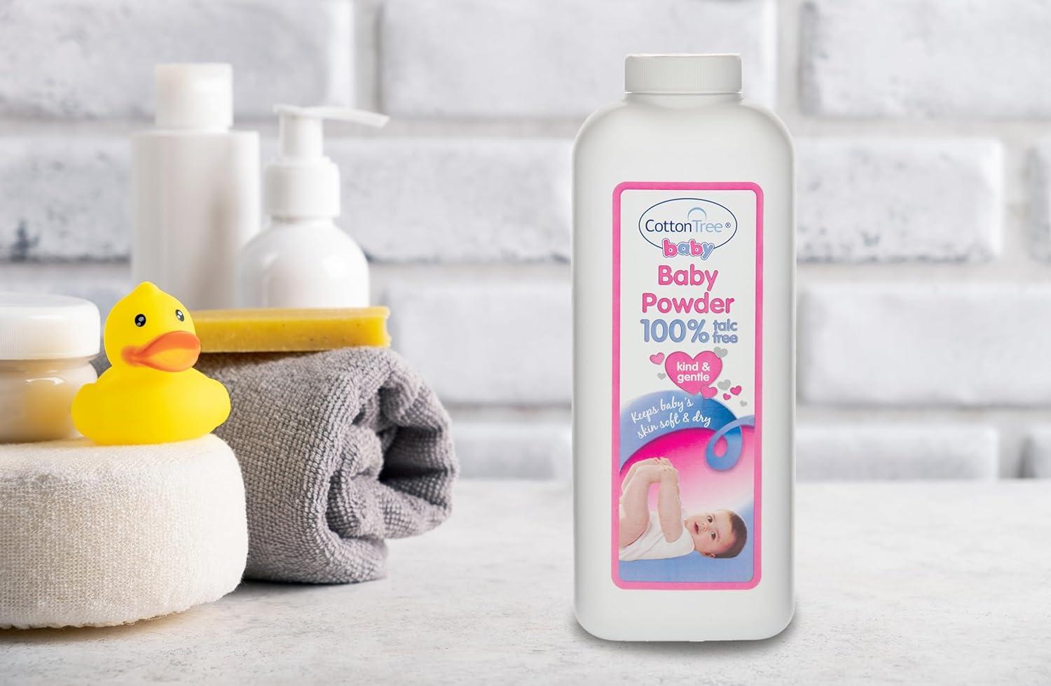 Cotton Tree Essential Baby Powder White 284g - Gentle and Soothing ...