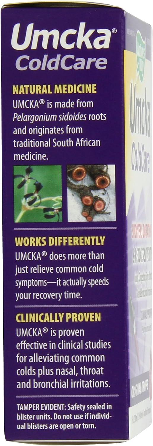 Nature's Way Umcka ColdCare Drops - Sore Throat, Cough & Congestion ...
