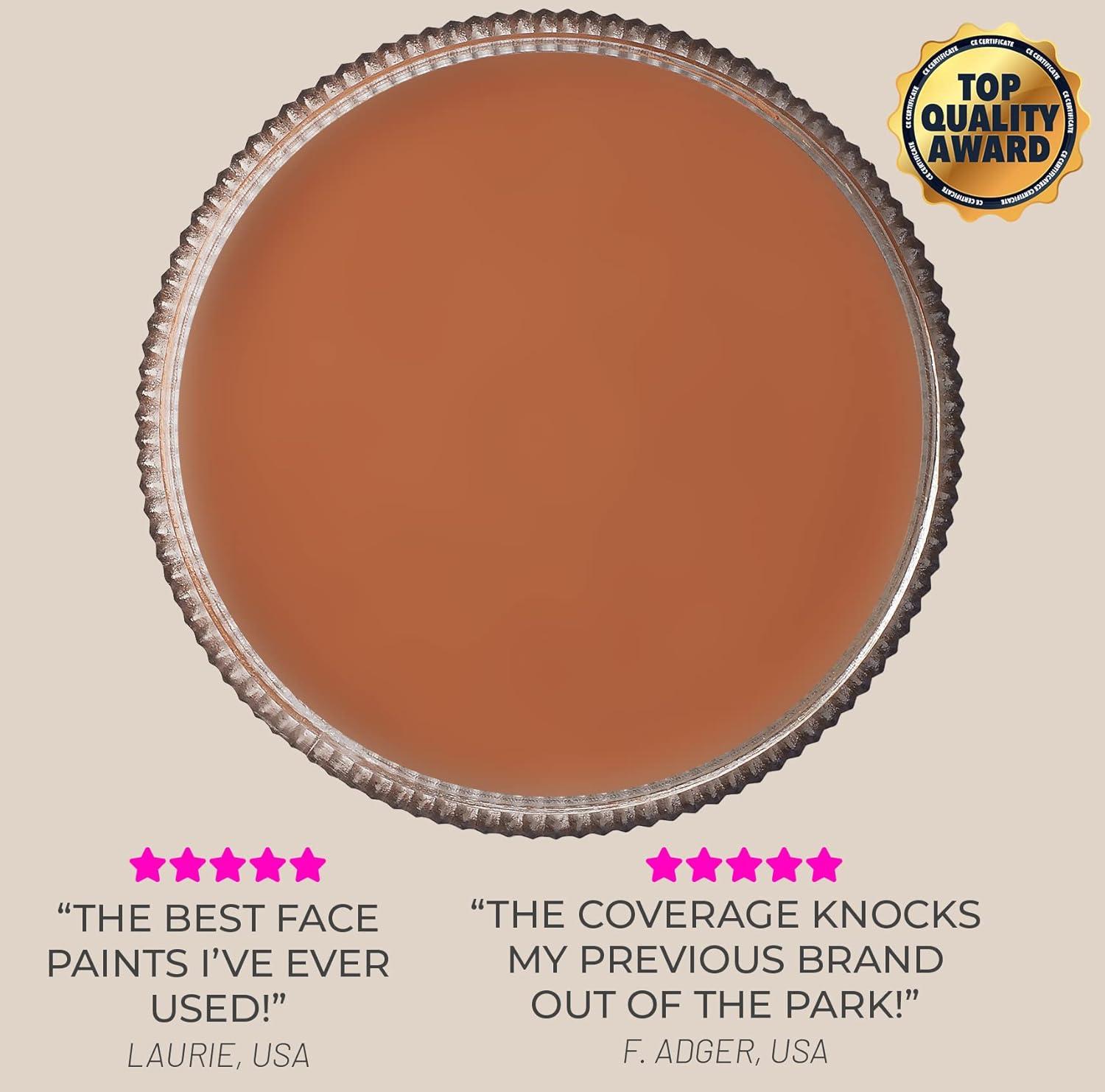 Blue Squid PRO Classic Tan Face Paint - 30g Water Activated Makeup for ...