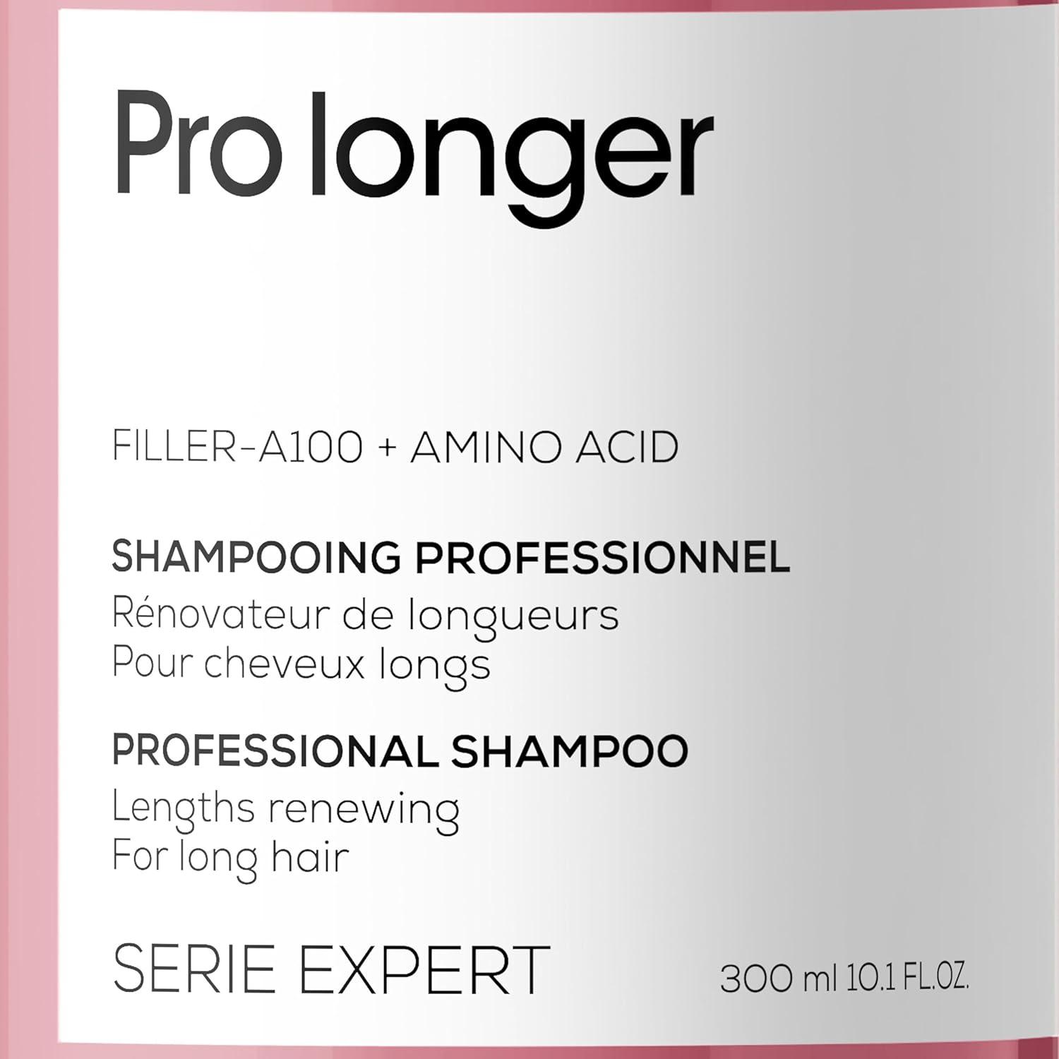 L'Or al Professionnel Pro Longer Shampoo for Long & Thin Hair | Strengthening Formula with A-100 ...
