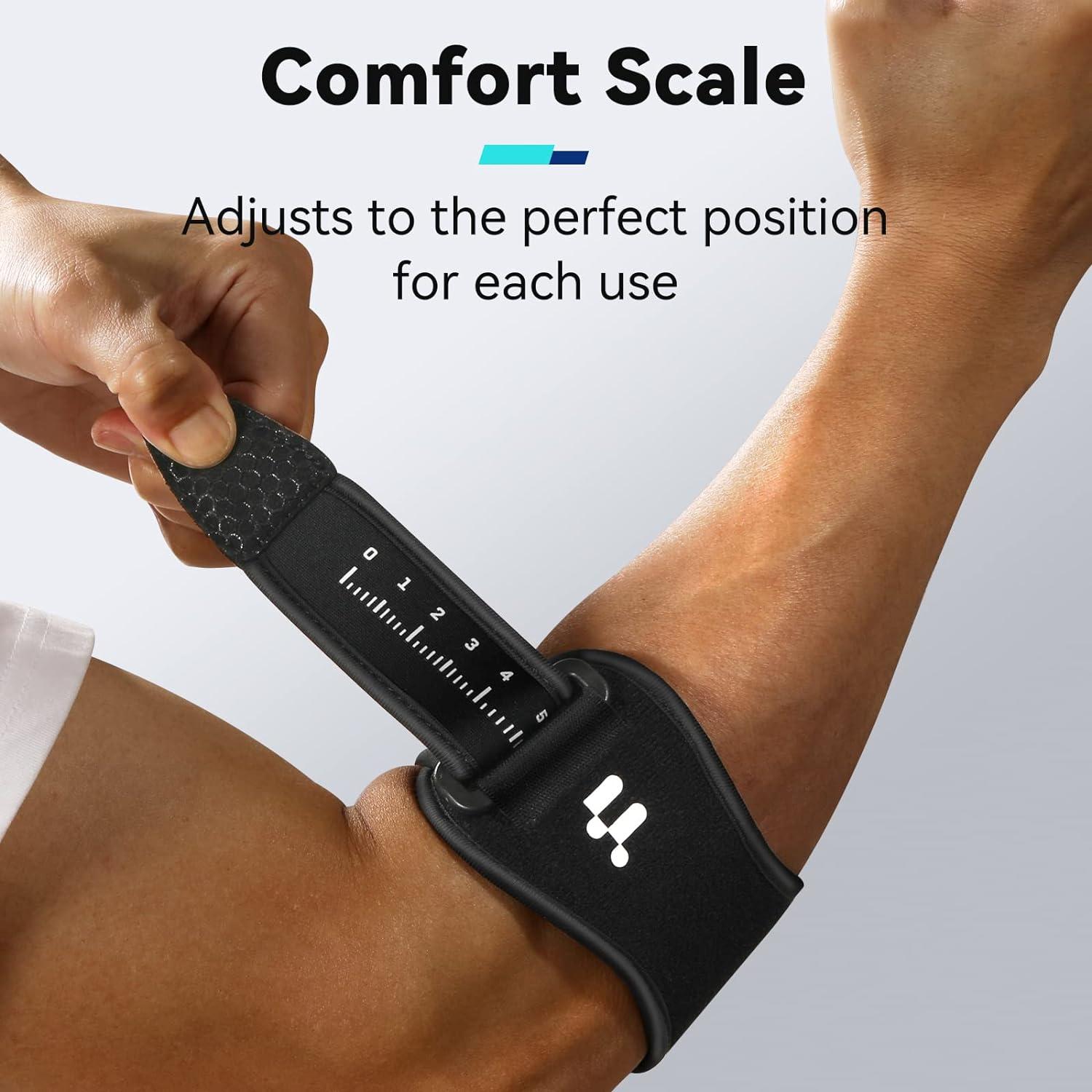 Fitomo 3D Air Cushion Tennis Elbow Support Strap - Tendonitis & Golfer ...