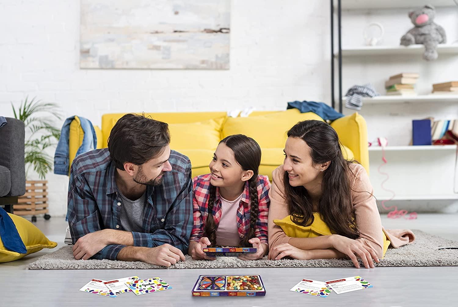 Jelly Belly Bean Boozled Game + 5 Gaudum Jelly Bean Cards (For Kids ...