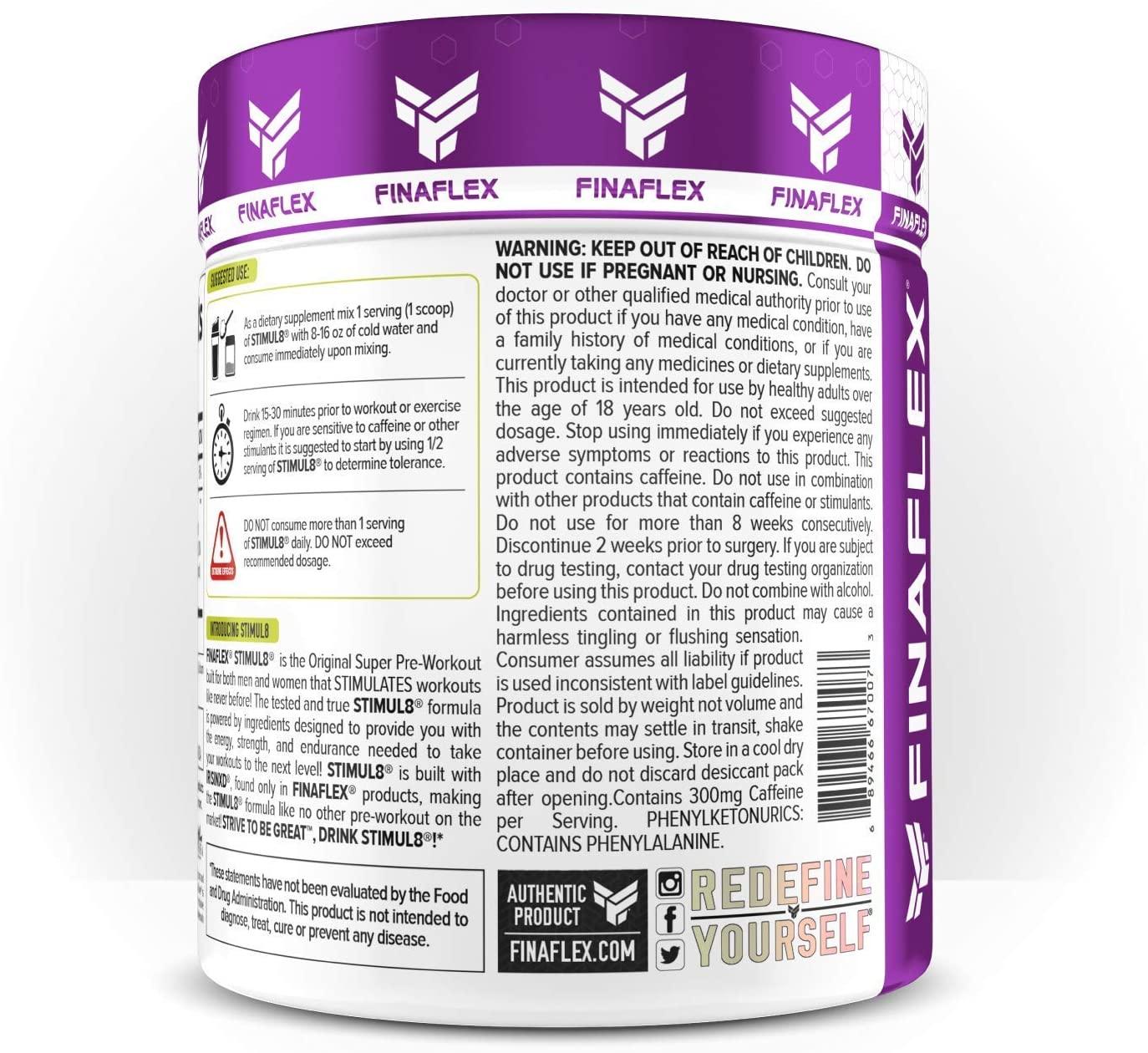 STIMUL8 Original Super Pre Workout - Apple Blast - 40 Servings