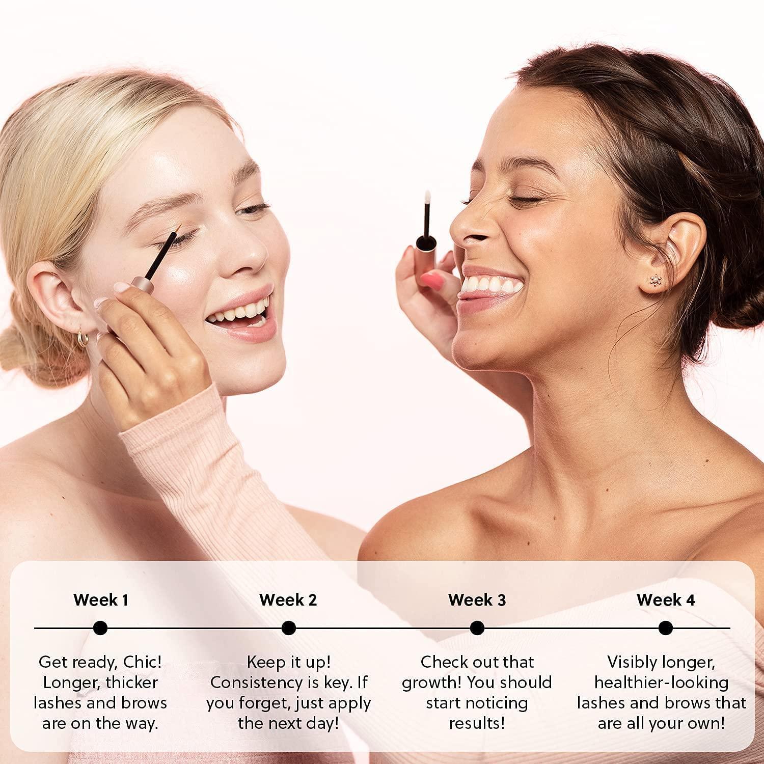 ForChics ForLash & ForBrow Growth Serum Bundle - Fuller Eyelashes ...