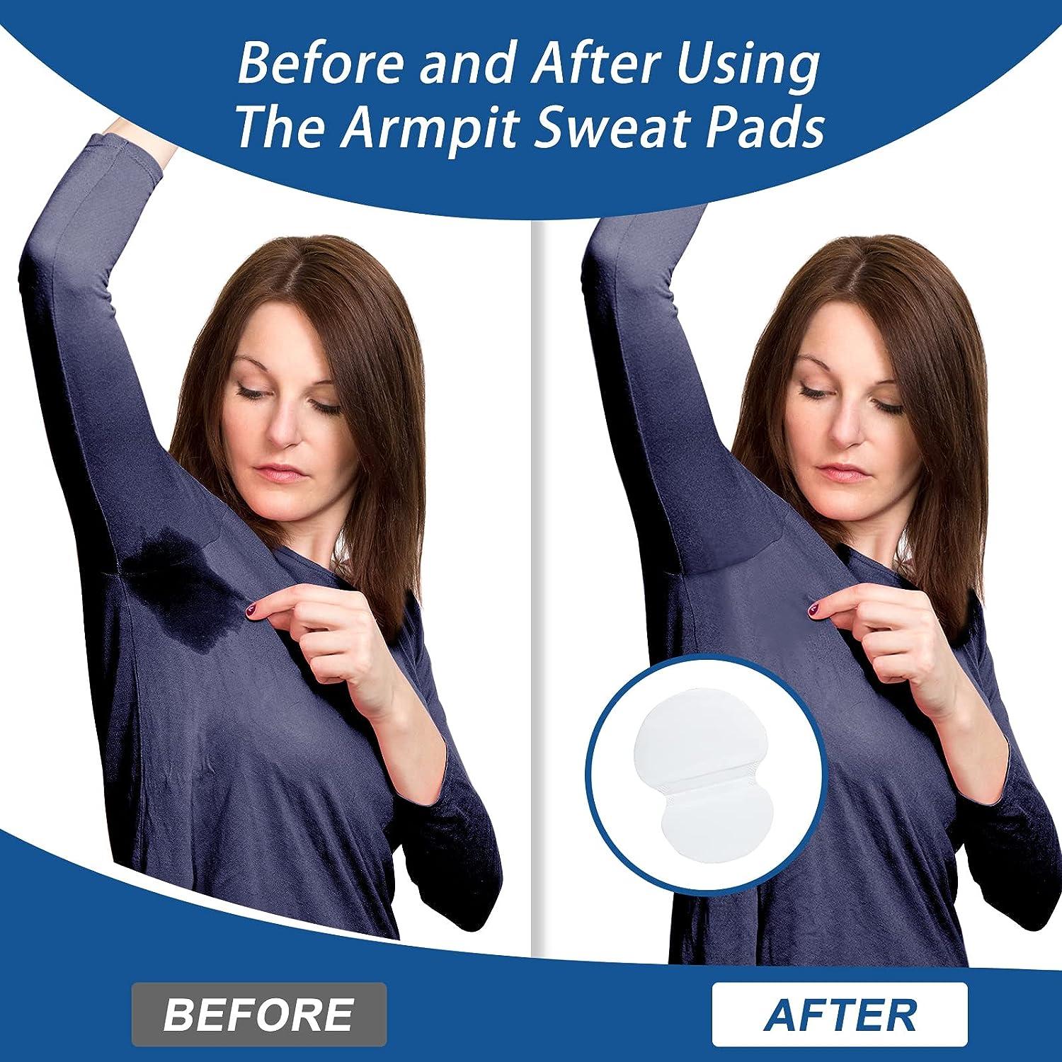 Bonuci 180 Pcs Underarm Sweat Pads - Unflavored Disposable Armpit ...